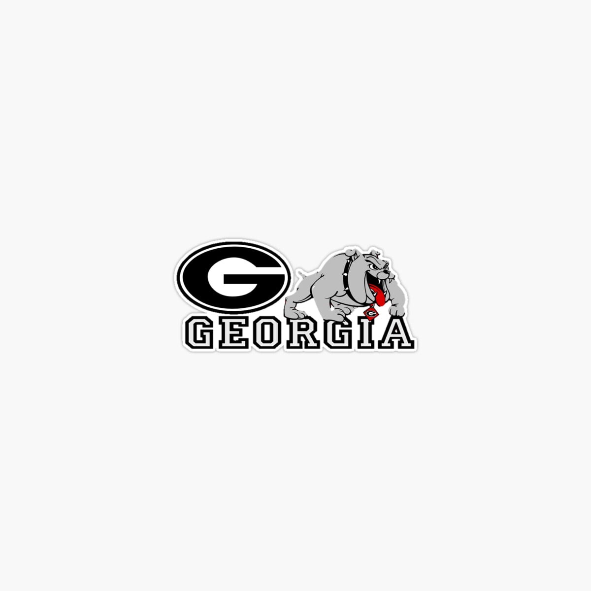 Onim University Of Georgia Sticker, Phone Decal Water Bottle Stickers ...