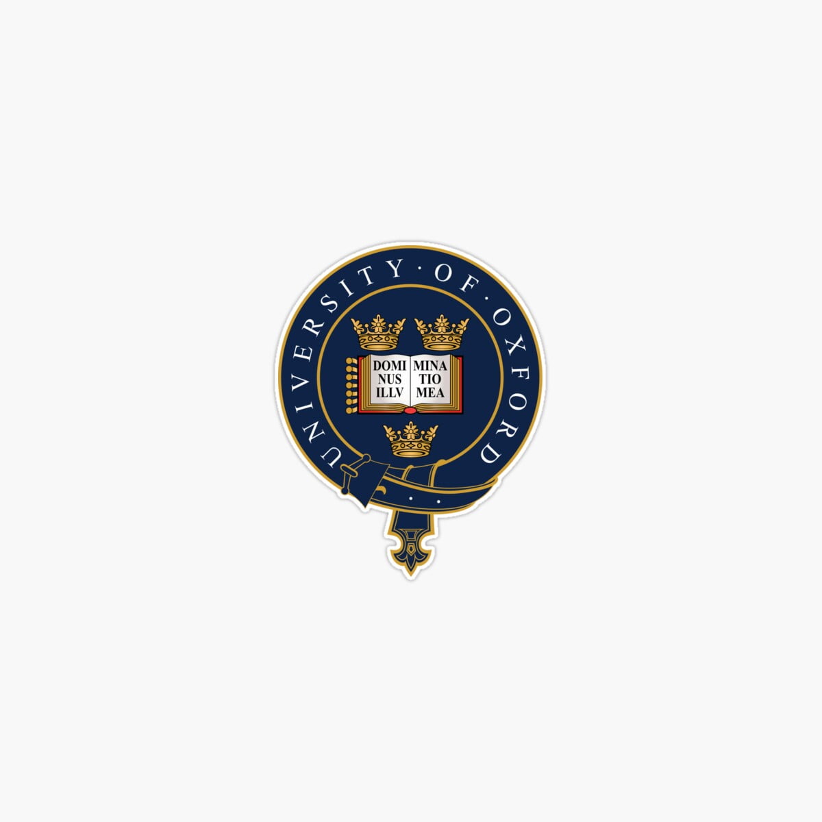 Onim University Of Oxford Sticker, Phone Decal Water Bottle Stickers ...