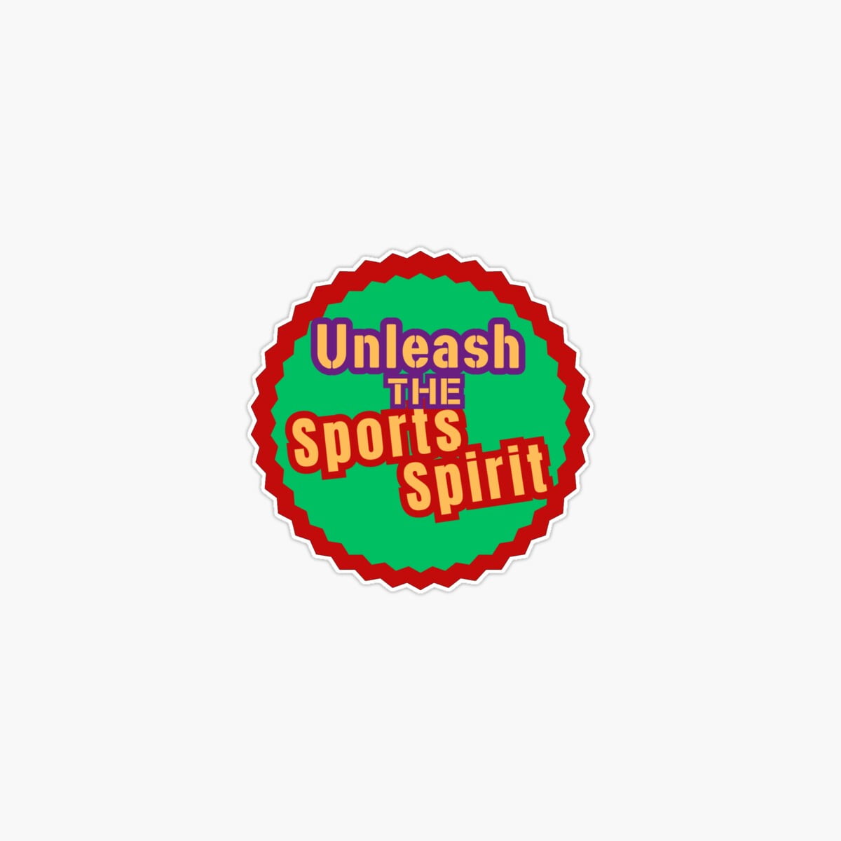 Onim Unleash The Sports Spirit Football Fan Sticker, Phone Decal Water ...
