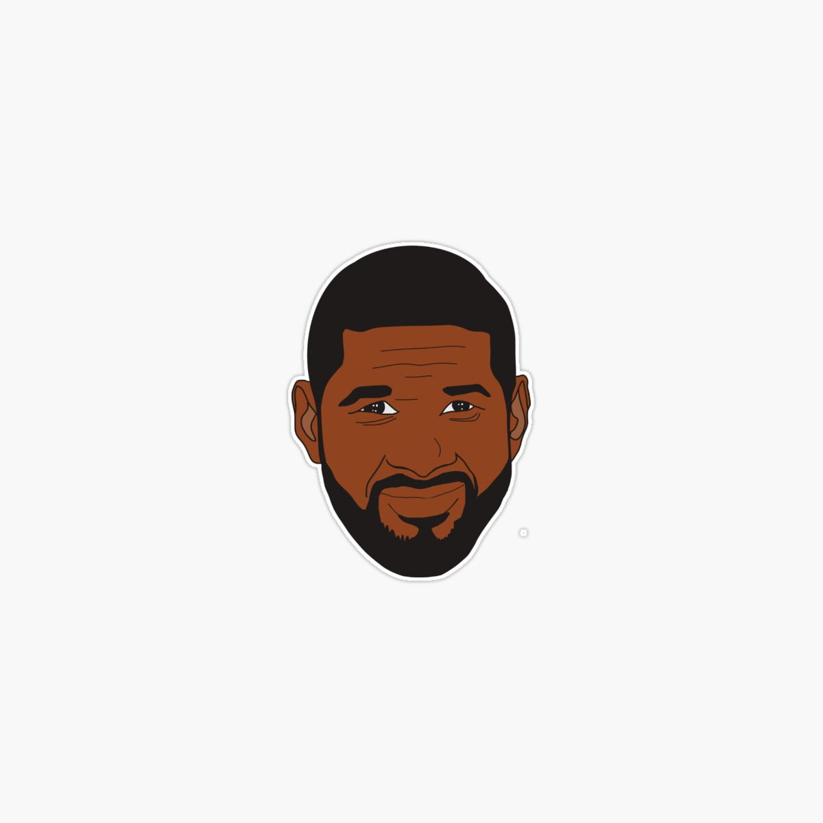 Onim Usher Smiling Face 2D Vector Art (Let it Burn Confessions Yeah ...