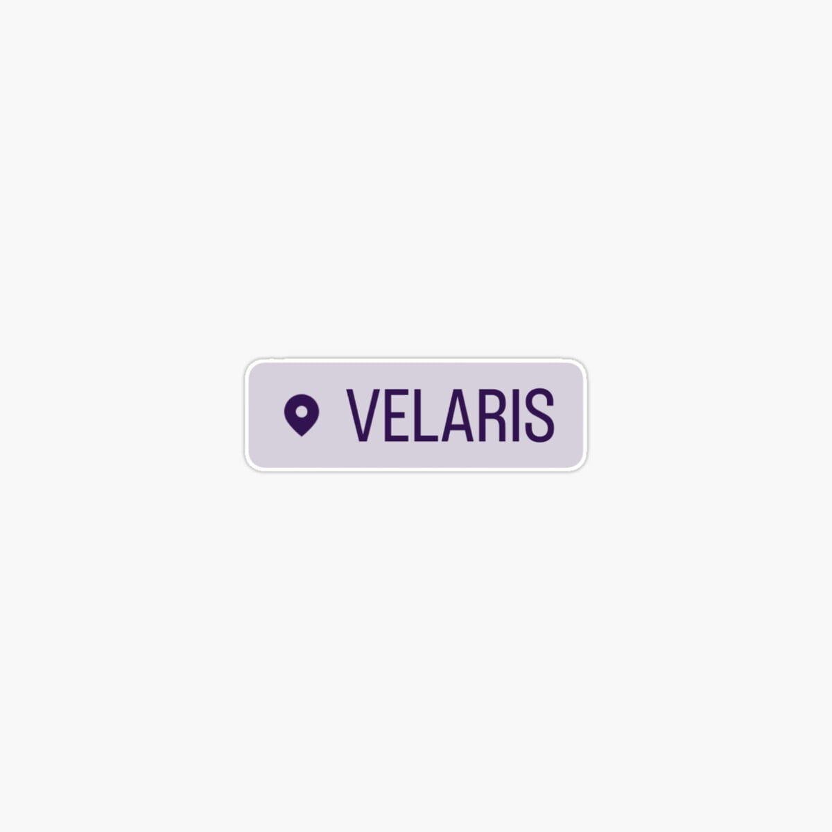 Onim Velaris Location Sticker, Phone Decal Water Bottle Stickers Car ...