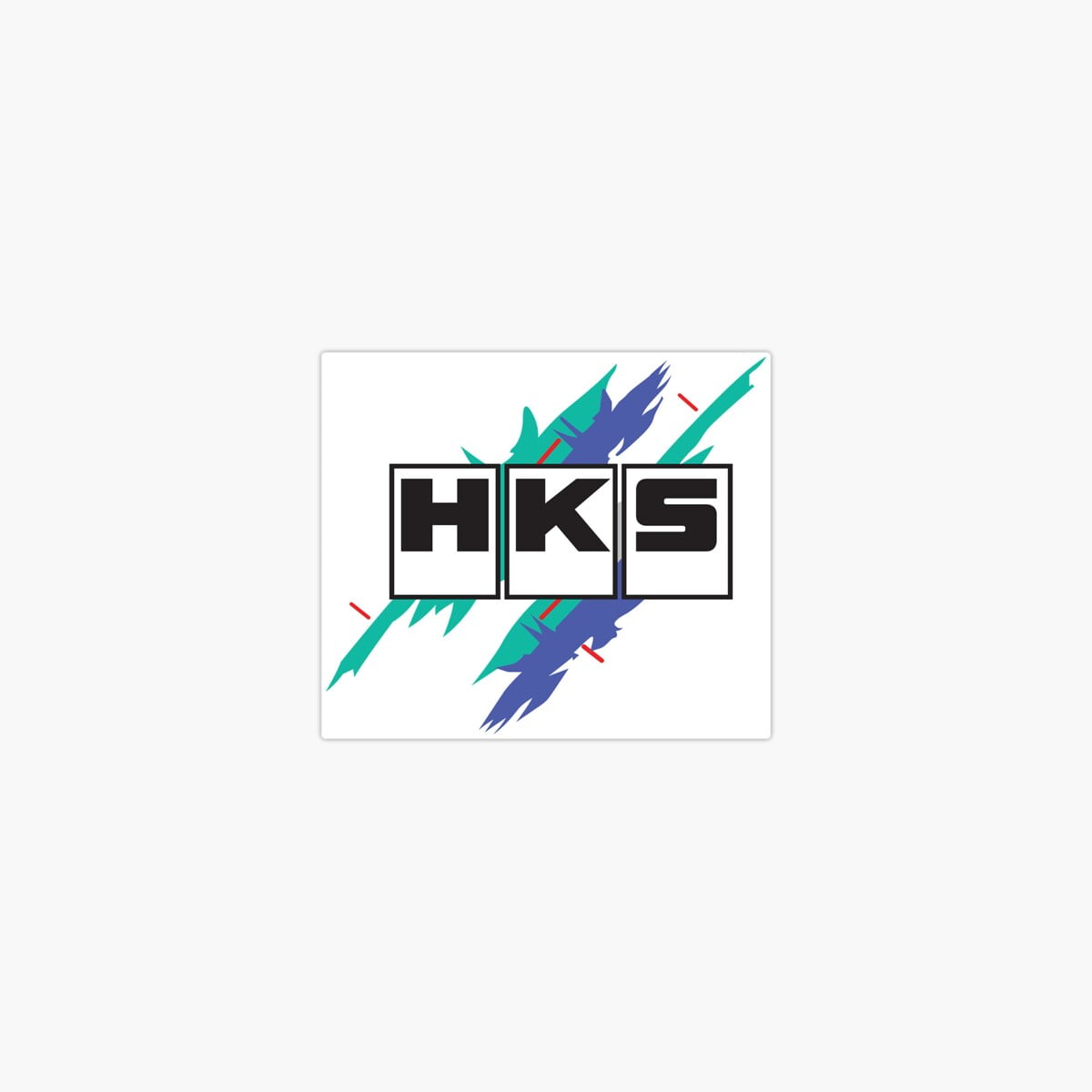 Onim Vintage HKS logo Sticker - Walmart.com