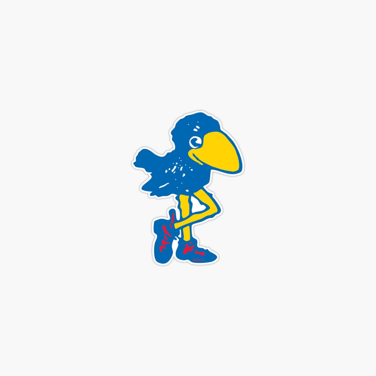 Onim Vintage Jayhawk Sticker, Phone Decal Water Bottle Stickers Car ...