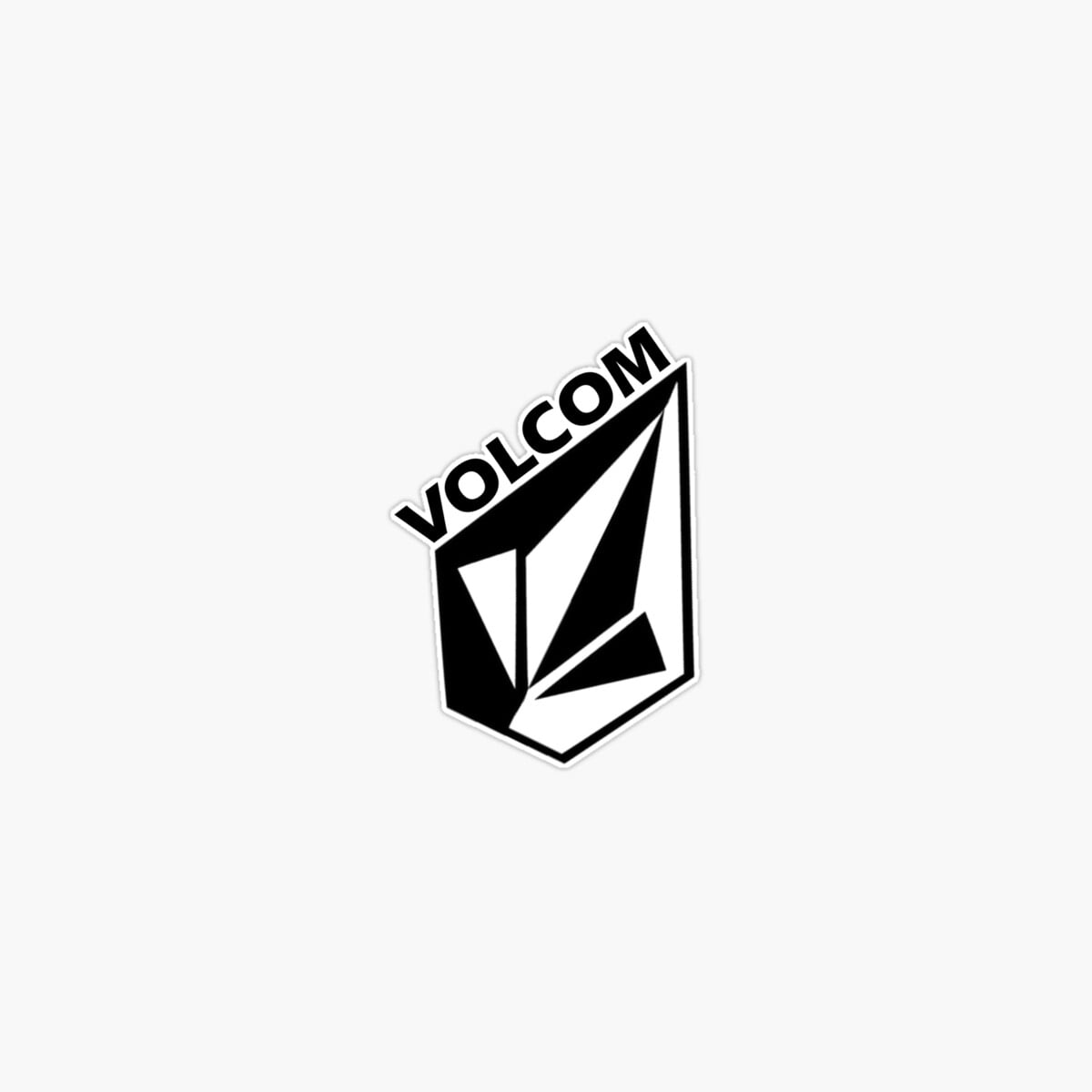 Onim Volcom Sticker, Phone Decal Water Bottle Stickers Car Decals ...