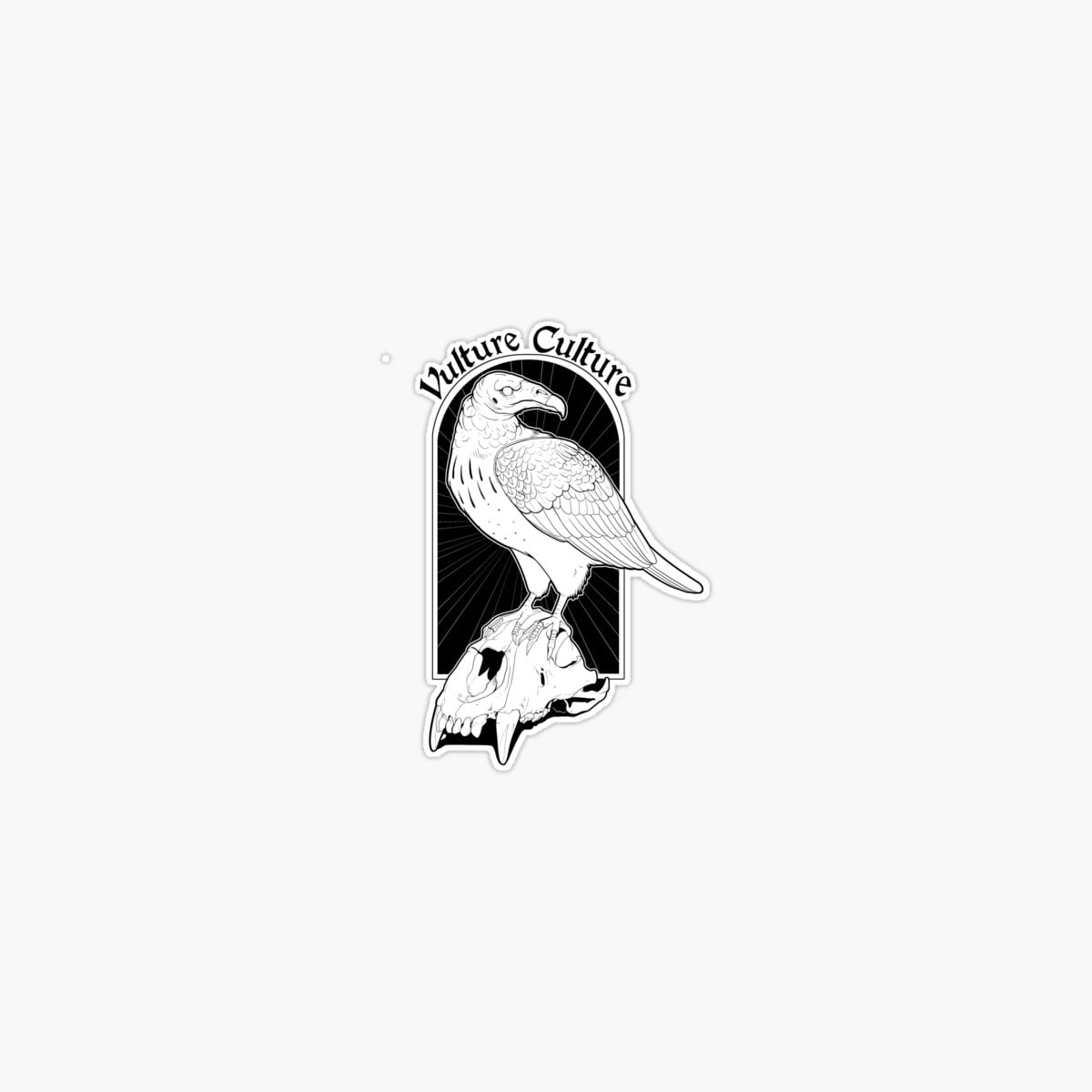Onim Vulture Culture Sticker, Phone Decal Water Bottle Stickers Car ...