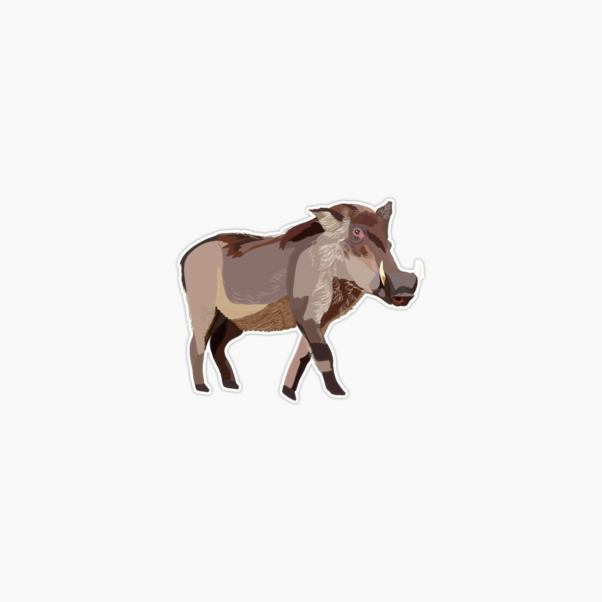Onim W Is For Warthog Sticker, Phone Decal Water Bottle Stickers Car ...