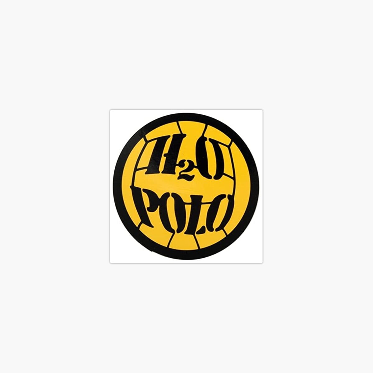 Onim Water Polo H20 Sticker, Phone Decal Water Bottle Stickers Car ...