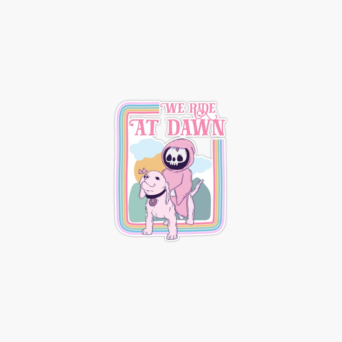 Onim We Ride At Dawn Sticker, Phone Decal Water Bottle Stickers Car ...