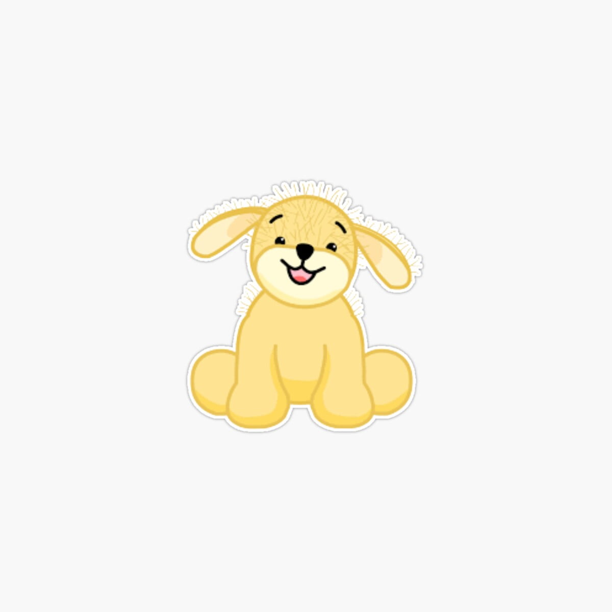 Onim Webkinz Golden Retriever Sticker, Phone Decal Water Bottle ...