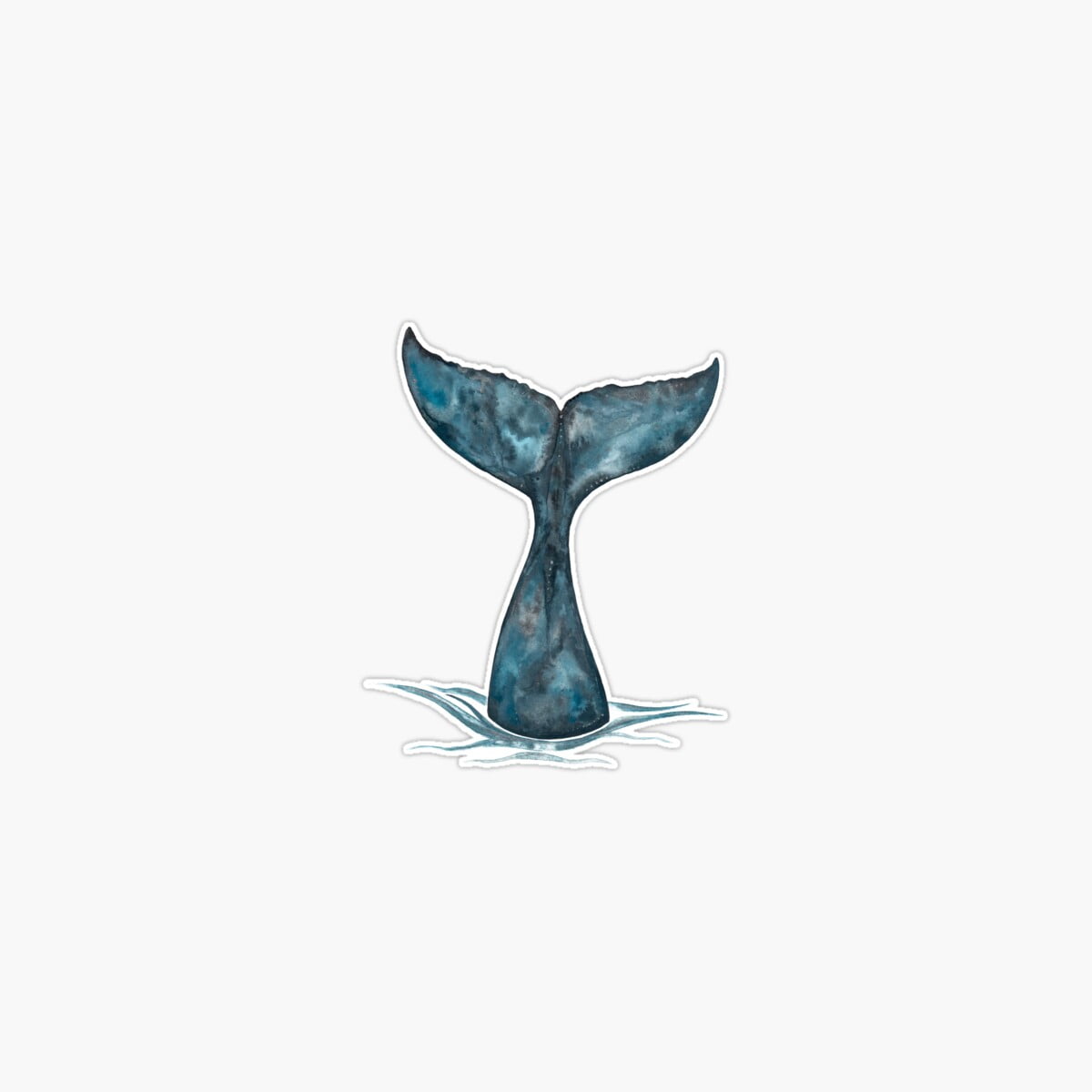 Onim Whale Tail Sticker, Phone Decal Water Bottle Stickers Car Decals ...