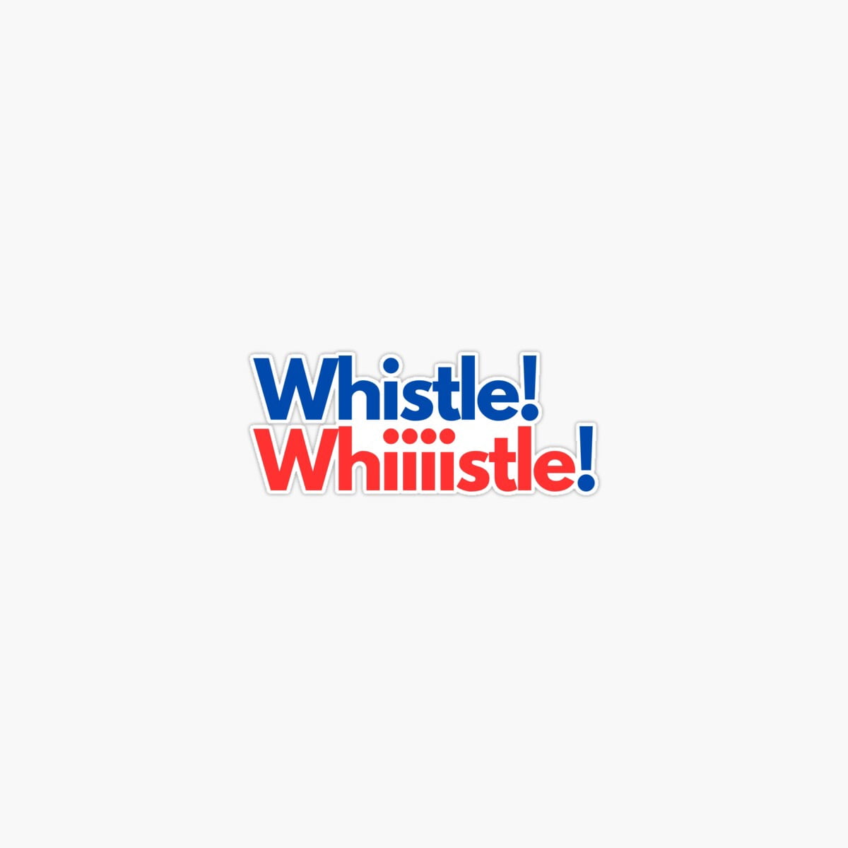 Onim Whistle! Sticker, Phone Decal Water Bottle Stickers Car Decals ...