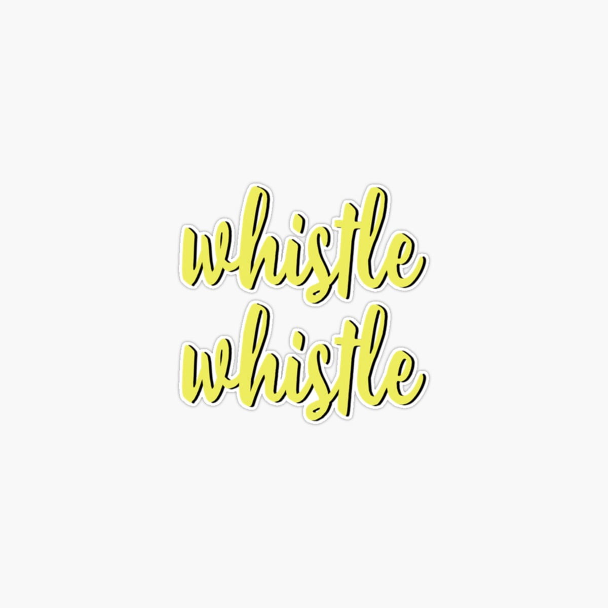 Onim Whistle Whistle Sticker, Phone Decal Water Bottle Stickers Car ...