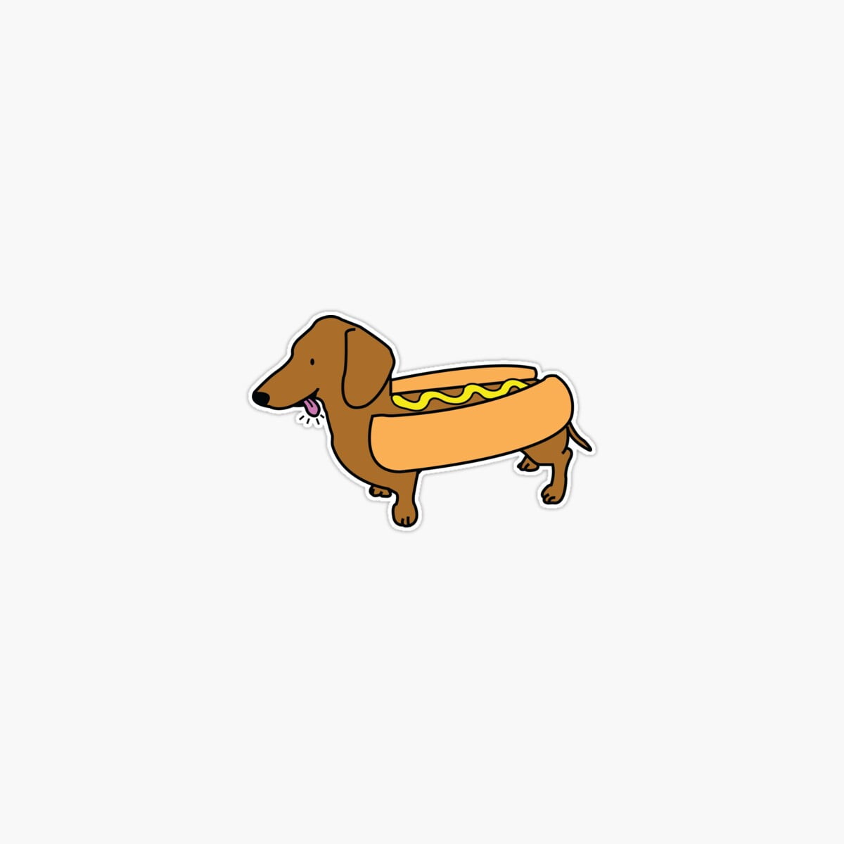 Onim Wiener Hotdog Sticker, Phone Decal Water Bottle Stickers Car ...