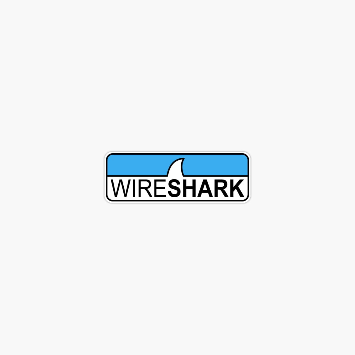 Onim Wireshark Hi-Res Logo Horizontal Sticker, Phone Decal Water Bottle ...