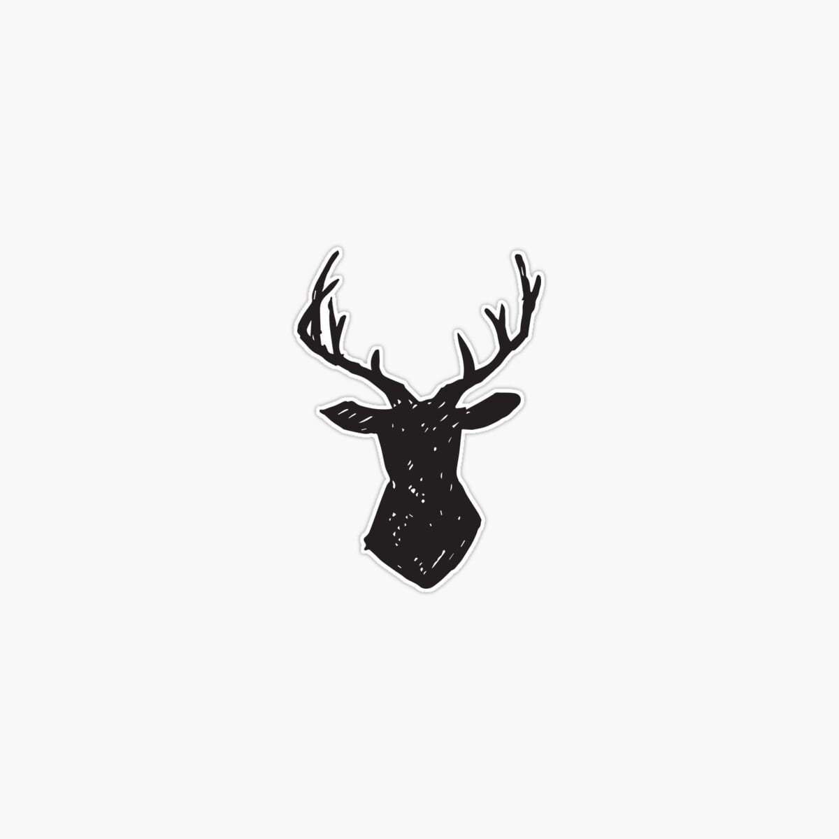 Onim Woodland - Deer Antlers Sticker - Walmart.com