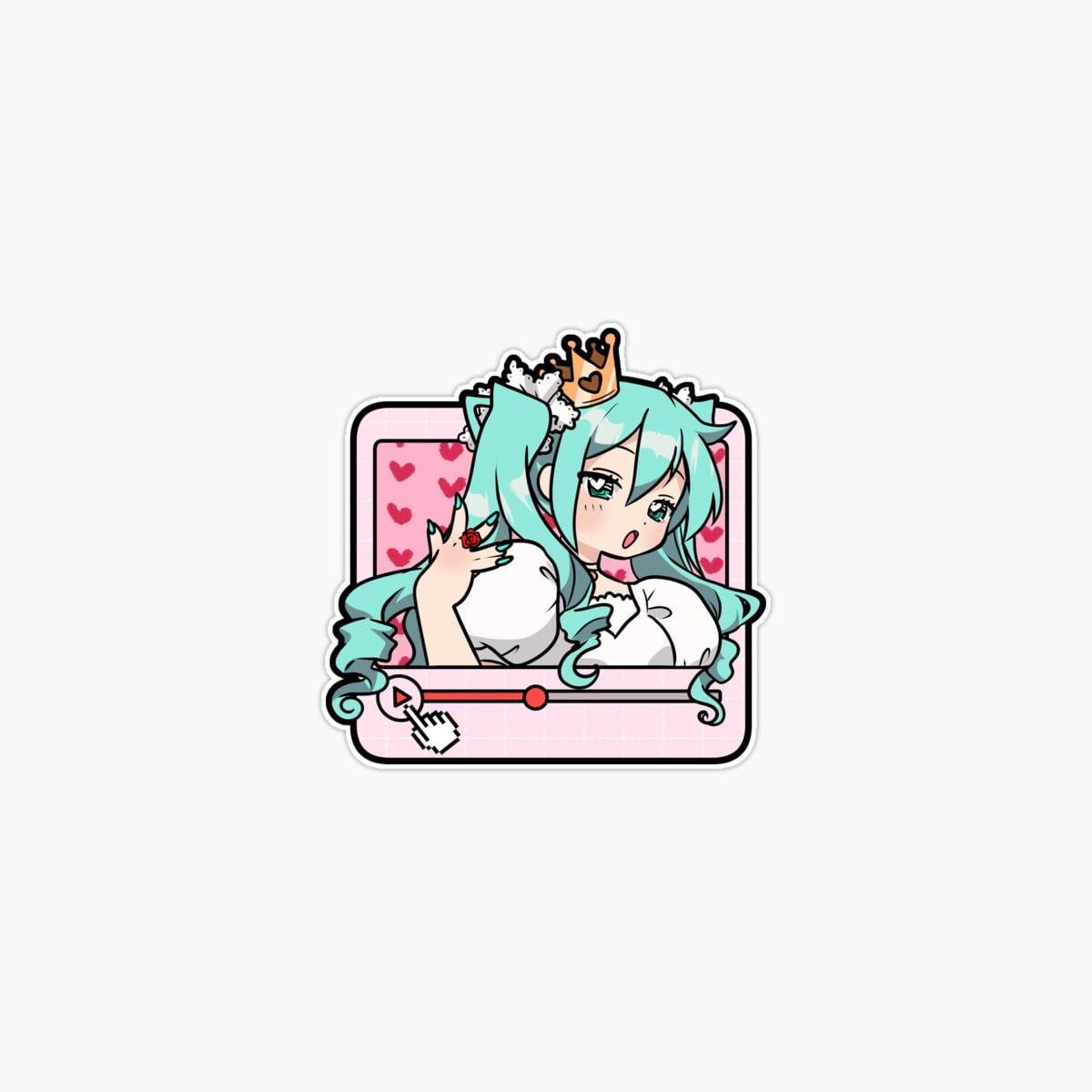 Onim World Is Mine Hatsune Miku Vocaloid Playlist Song Sticker Sticker ...