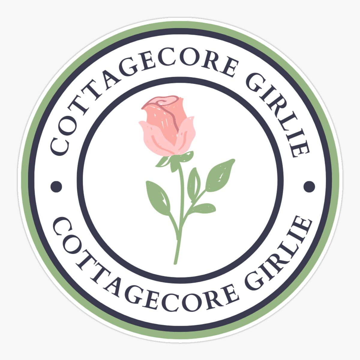 Onim Cottagecore Girlie Sticker, Phone Decal Water Bottle Stickers Car ...