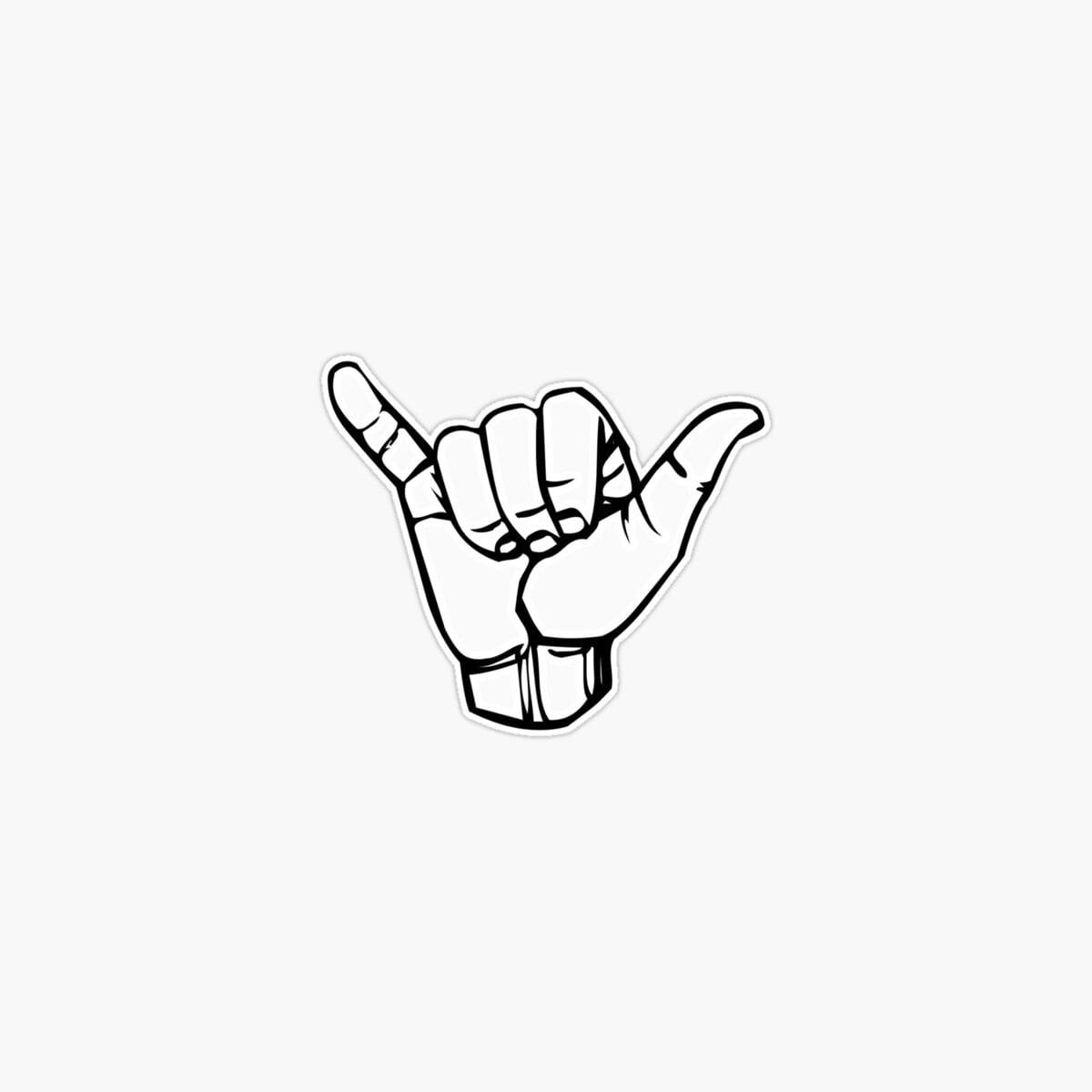 Onim Y - American Sign Language Sticker - Walmart.com