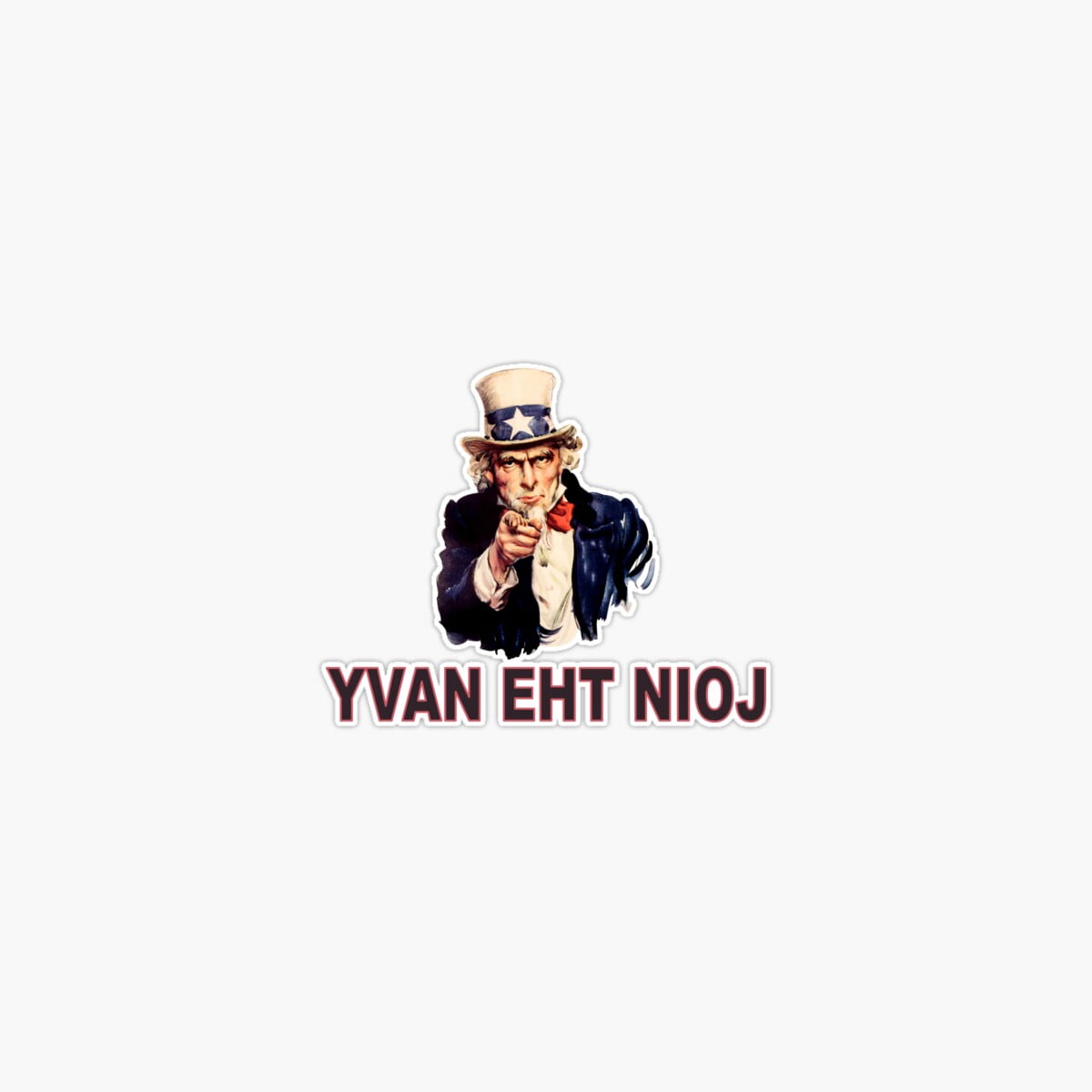 Onim Yvan Eht Nioj Sticker, Phone Decal Water Bottle Stickers Car ...