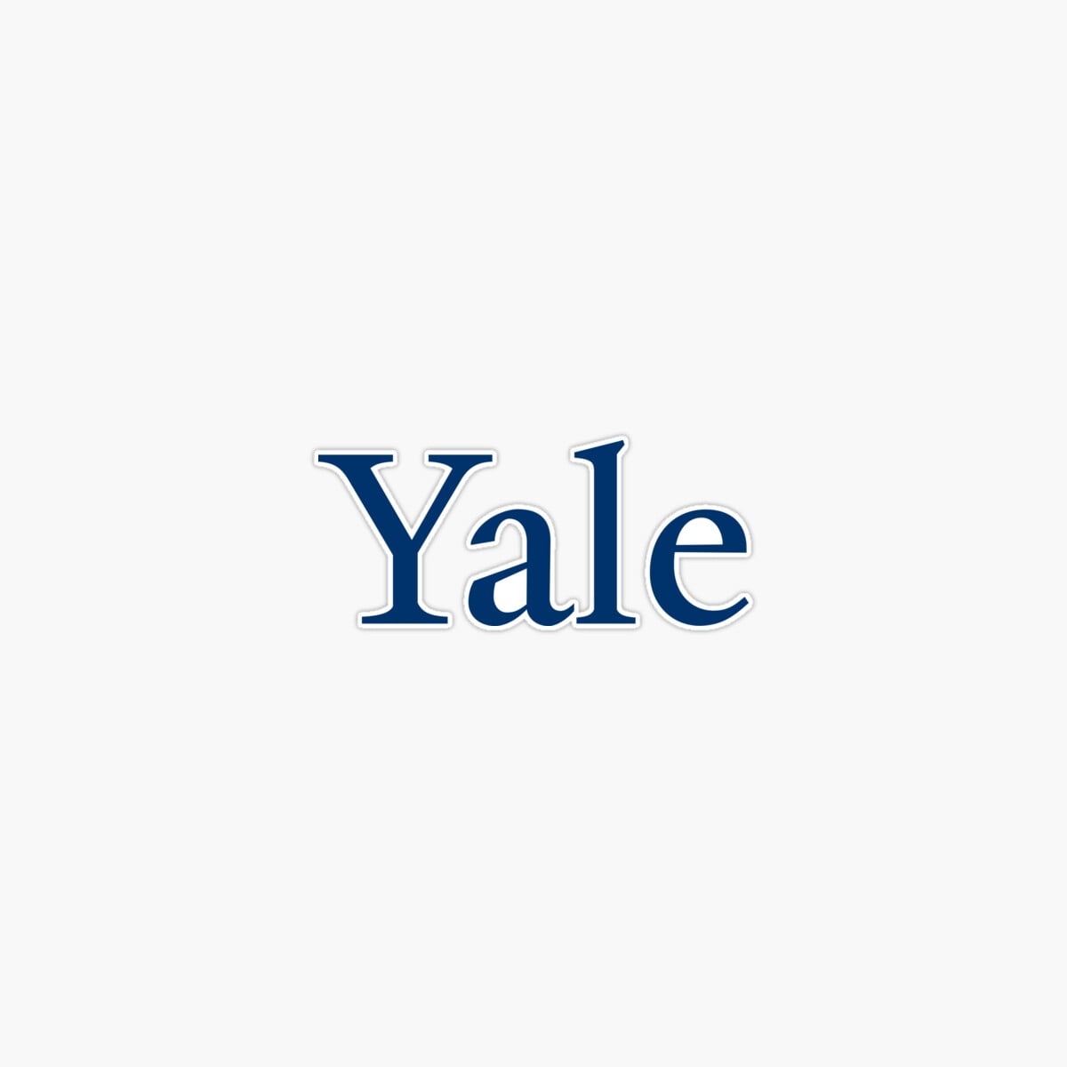 Onim Yale University Logo Sticker, Phone Decal Water Bottle Stickers ...