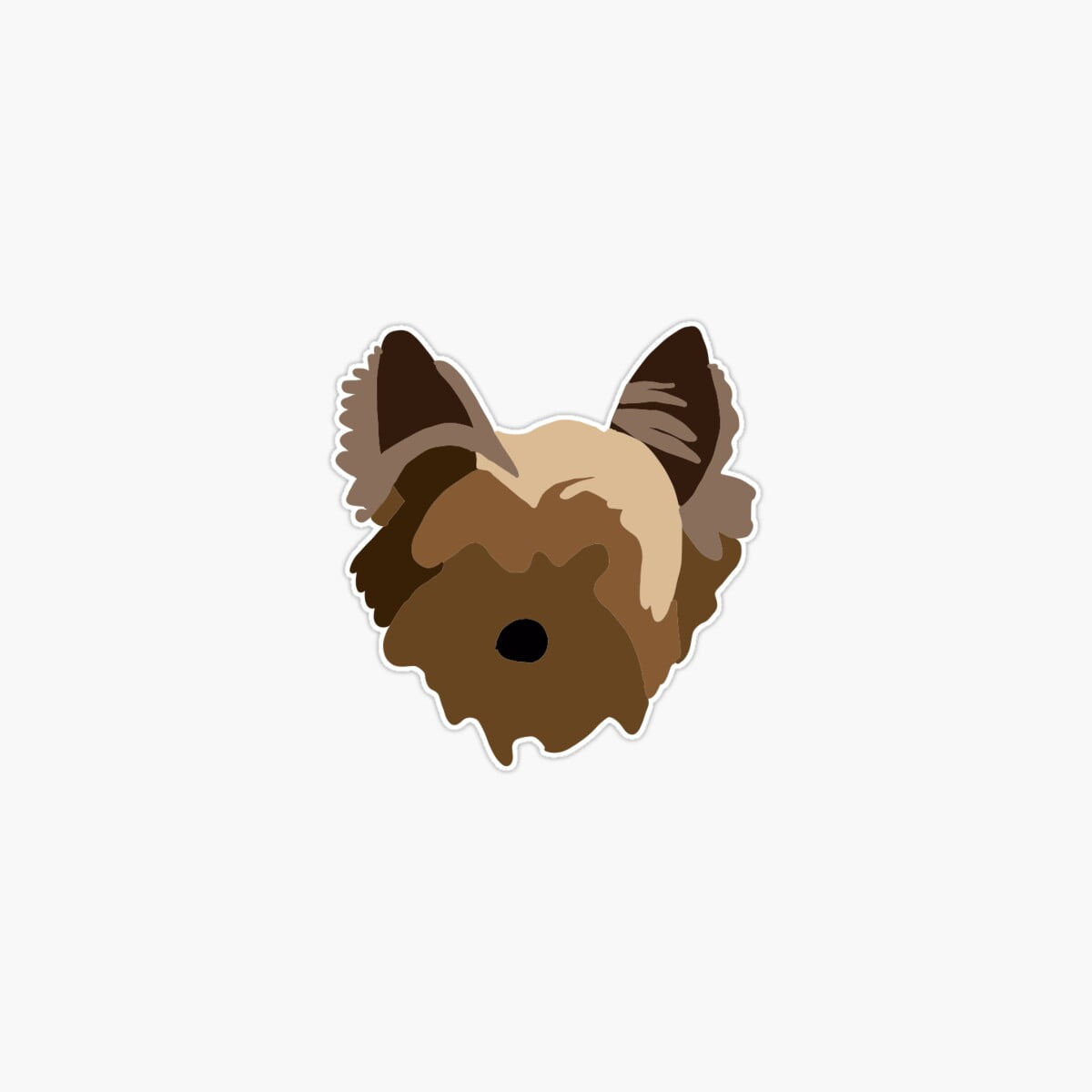 Onim Yorkie Poo Sticker, Phone Decal Water Bottle Stickers Car Decals ...