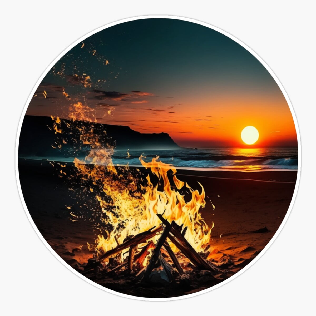 Onim Zoomies Hazard Sign Sticker, Phone Decal Water Bottle Stickers Car ...