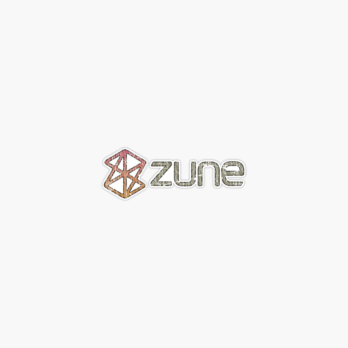 Onim Zune Media Player 2006 Sticker, Phone Decal Water Bottle Stickers ...