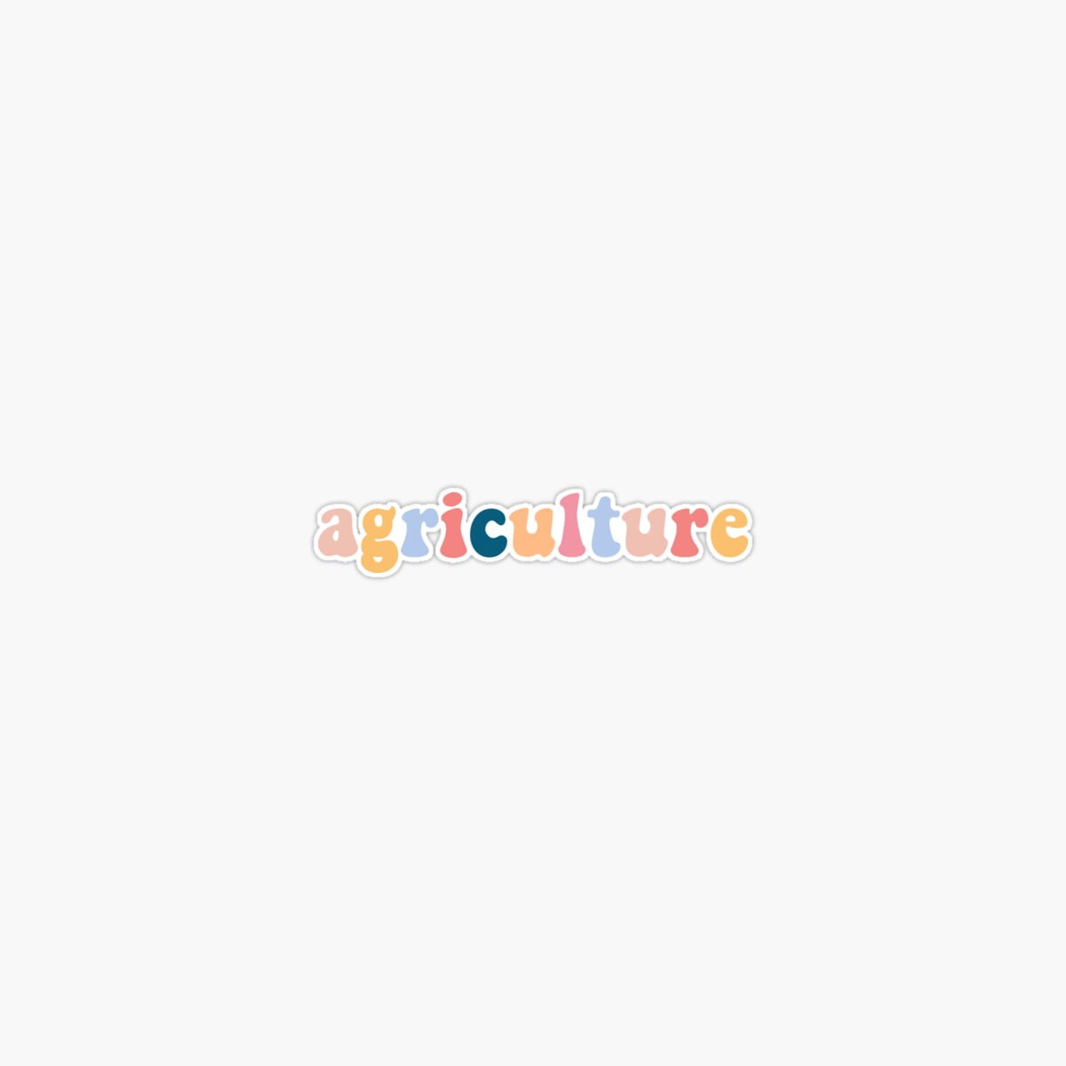 Onim agriculture Sticker - Walmart.com