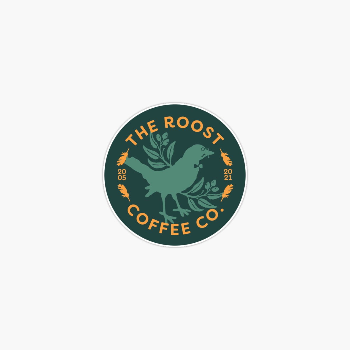 Onim the roost logo Sticker - Walmart.com