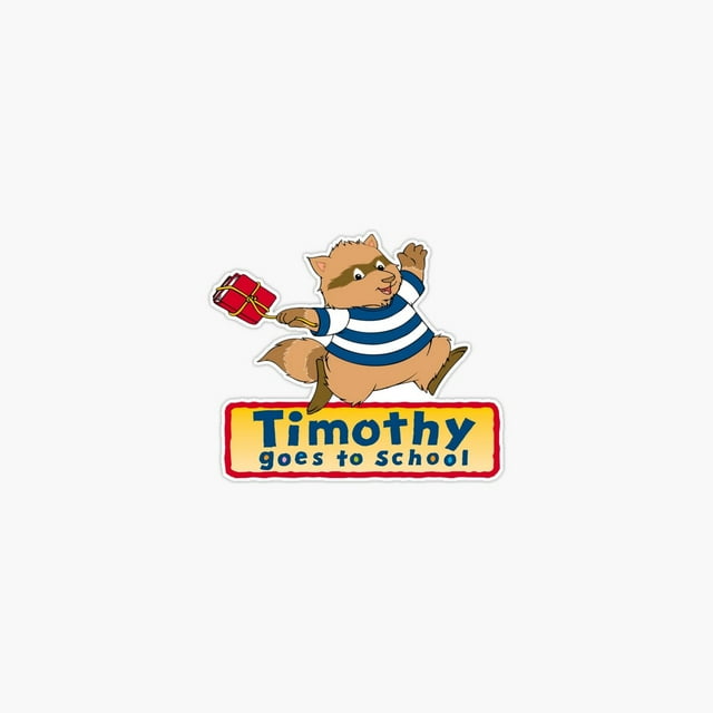 Onim timothy, timothy goes to school Sticker - Walmart.com