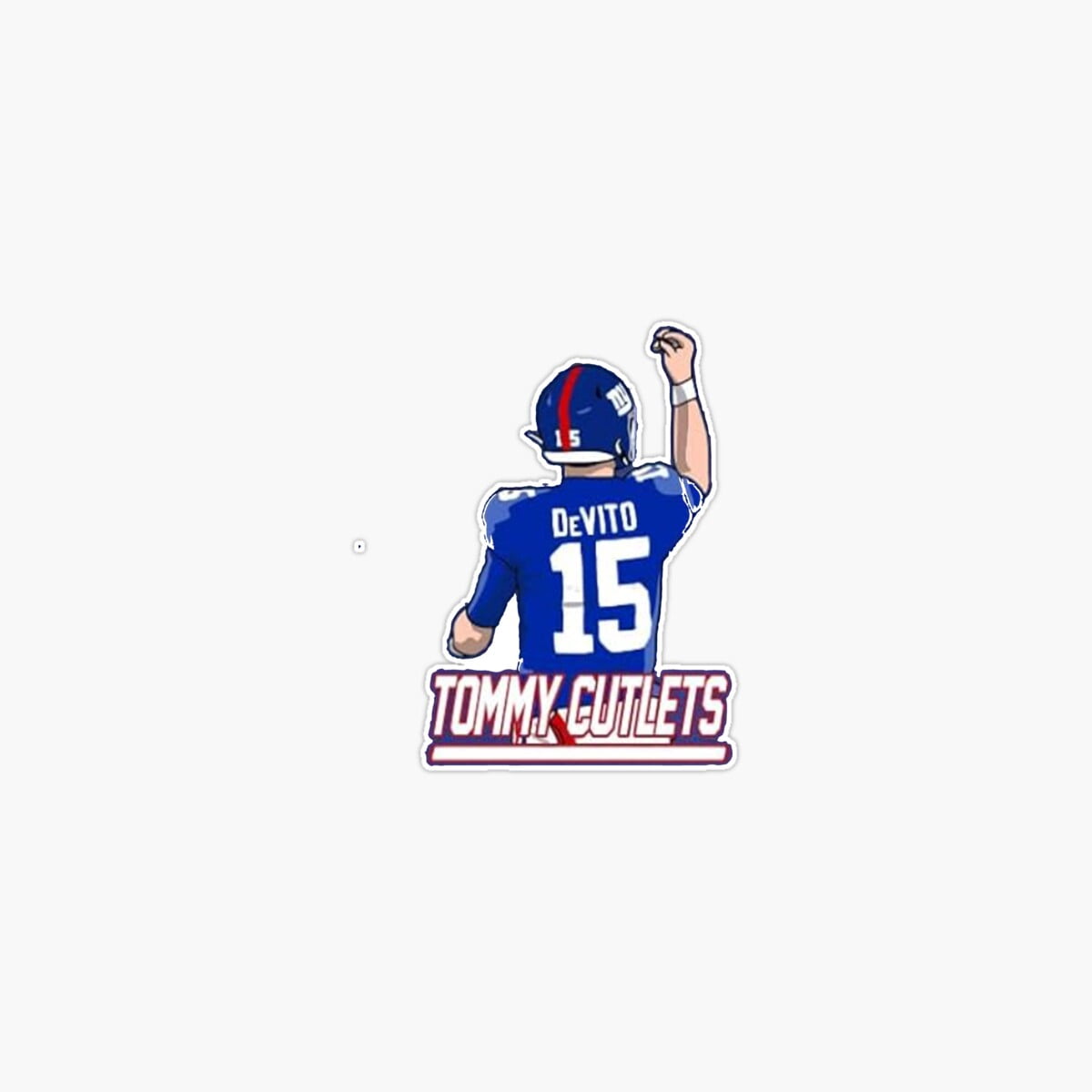 Onim tommy cutlets Sticker - Walmart.com