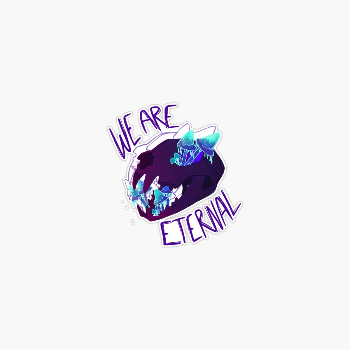 Onim we are eternal Sticker - Walmart.com