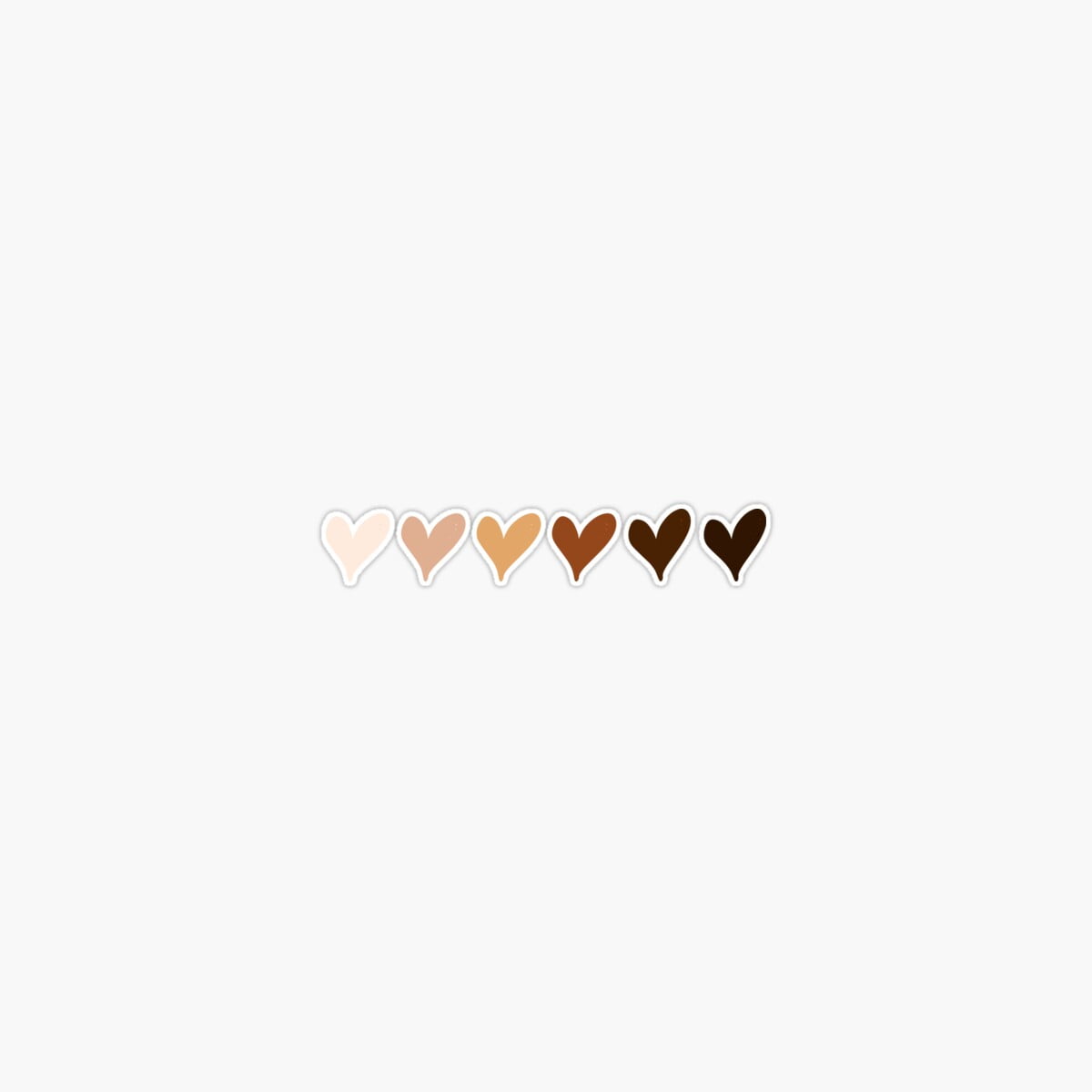 OnimBlack Lives Matter Hearts Emoji Sticker, Phone Decal Water Bottle ...