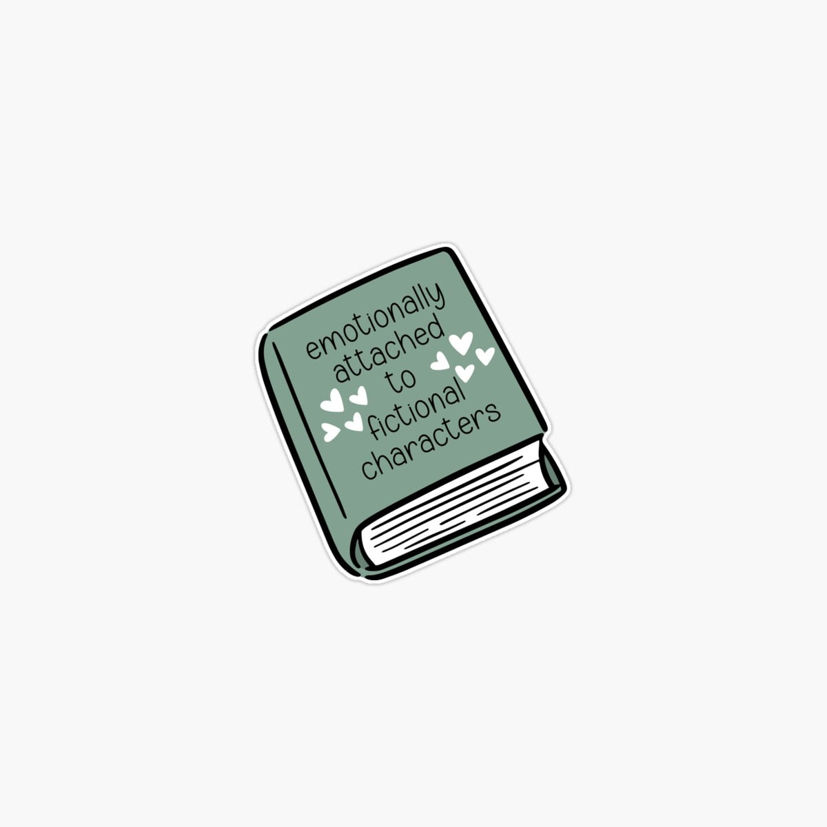 OnimEmotionally Attached Sticker, Phone Decal Water Bottle Stickers Car ...