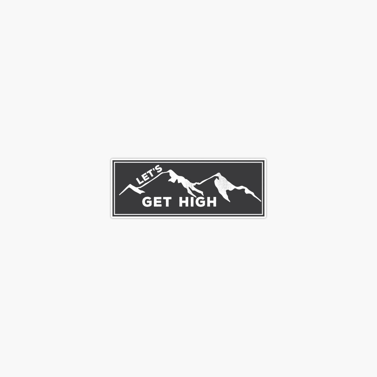 OnimGet High Sticker, Phone Decal Water Bottle Stickers Car Decals ...