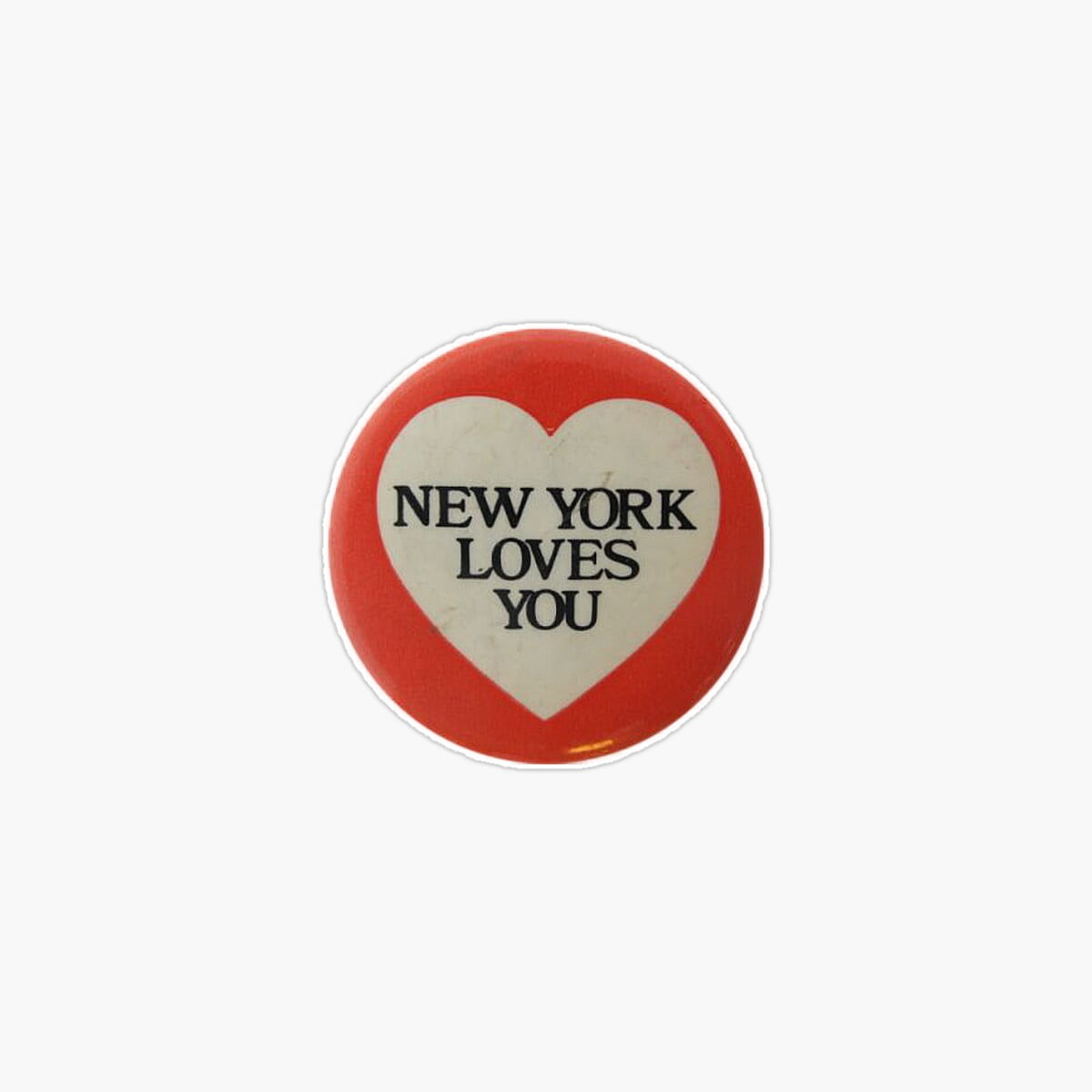 OnimNew York Loves You Vintage Pin Sticker, Phone Decal Water Bottle ...