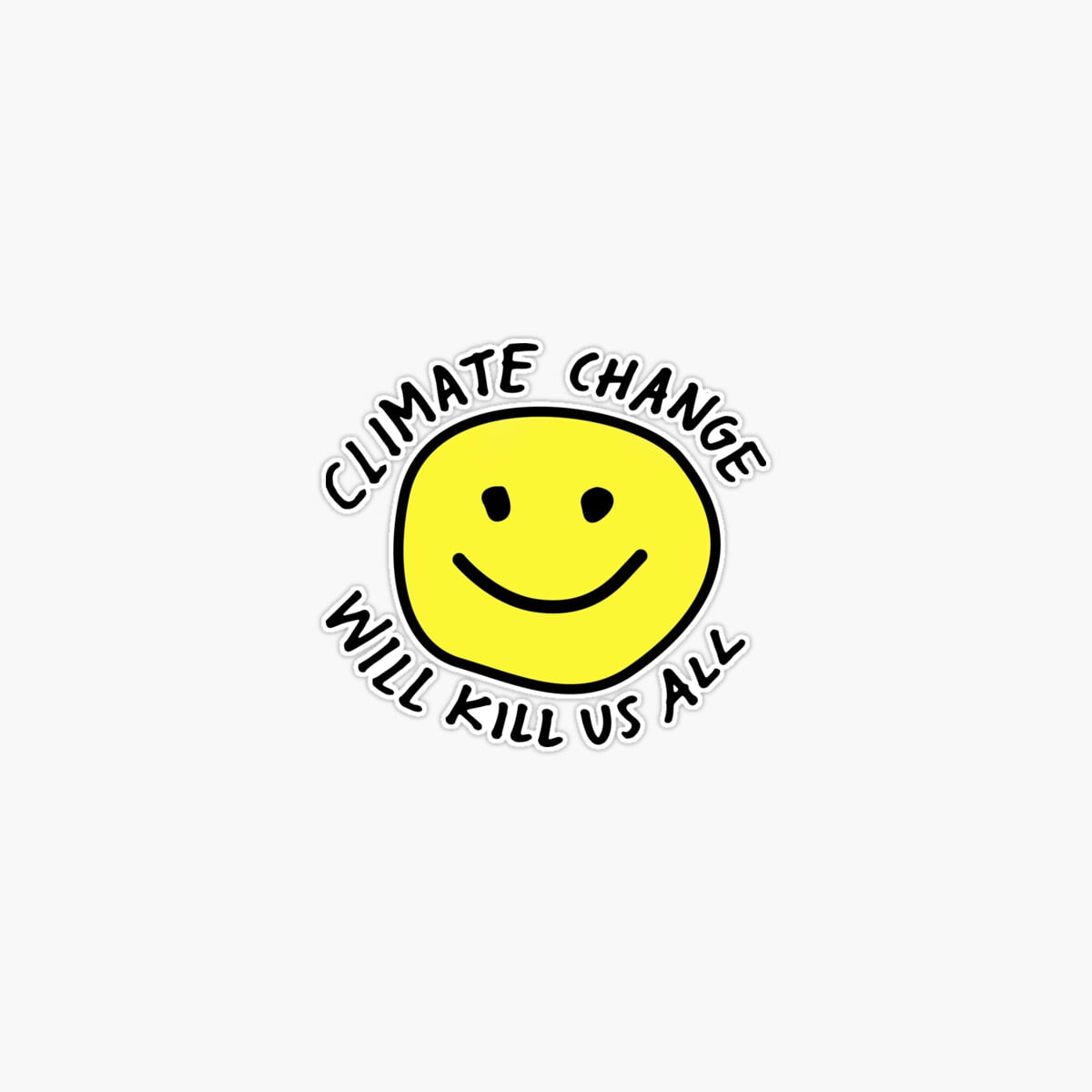 OnimStop Climate Change Sticker, Phone Decal Water Bottle Stickers Car ...