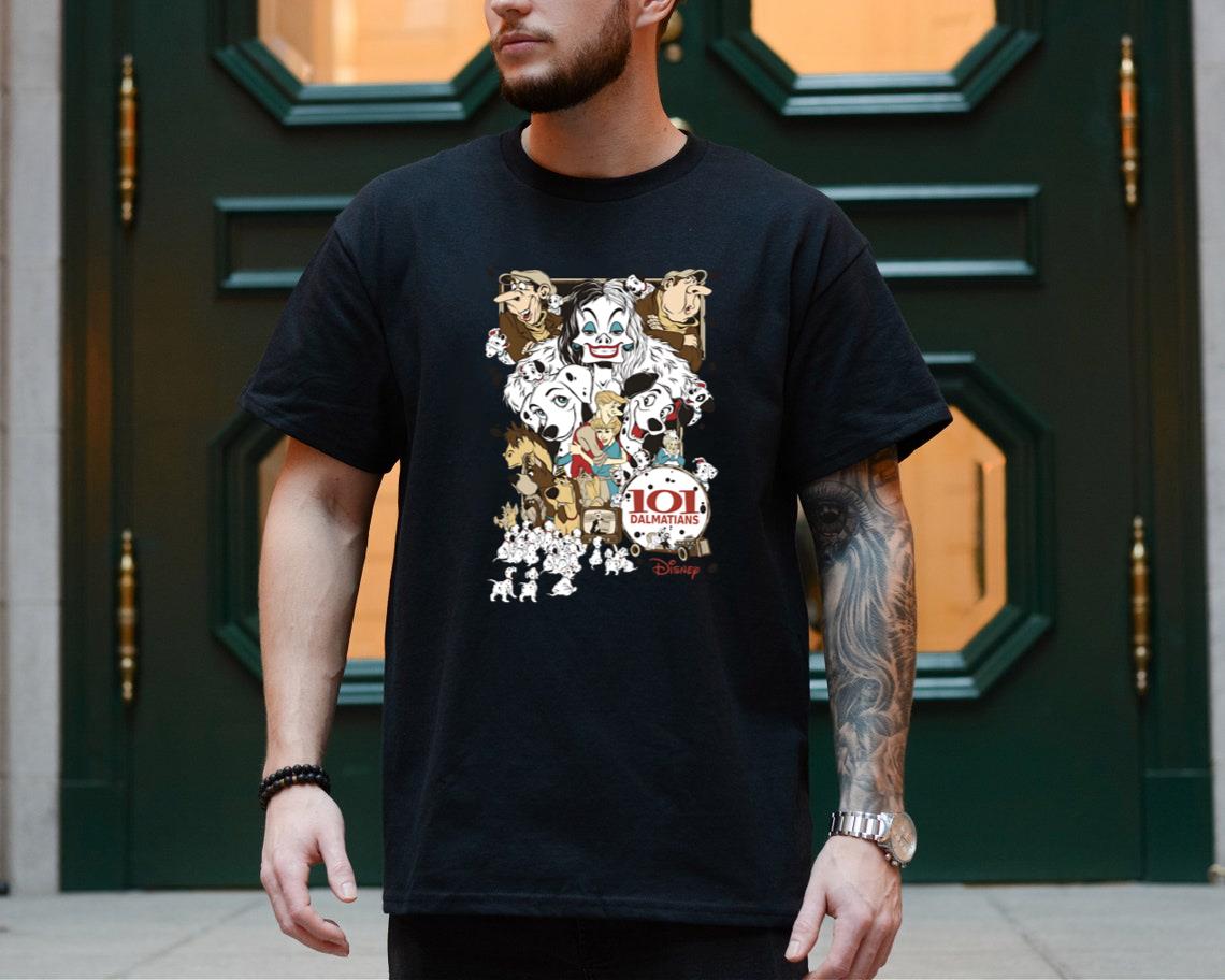 OnimStudio Disney 101 Dalmatians Vintage Group Poster Shirt , Disney ...