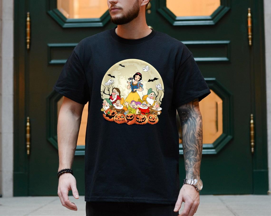 OnimStudio Retro Disney Snow White And Seven Dwarfs Halloween Shirt ...