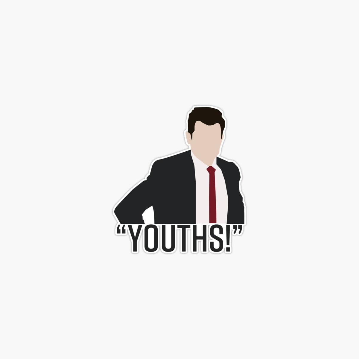 OnimYouths! New Girl Sticker, Phone Decal Water Bottle Stickers Car ...