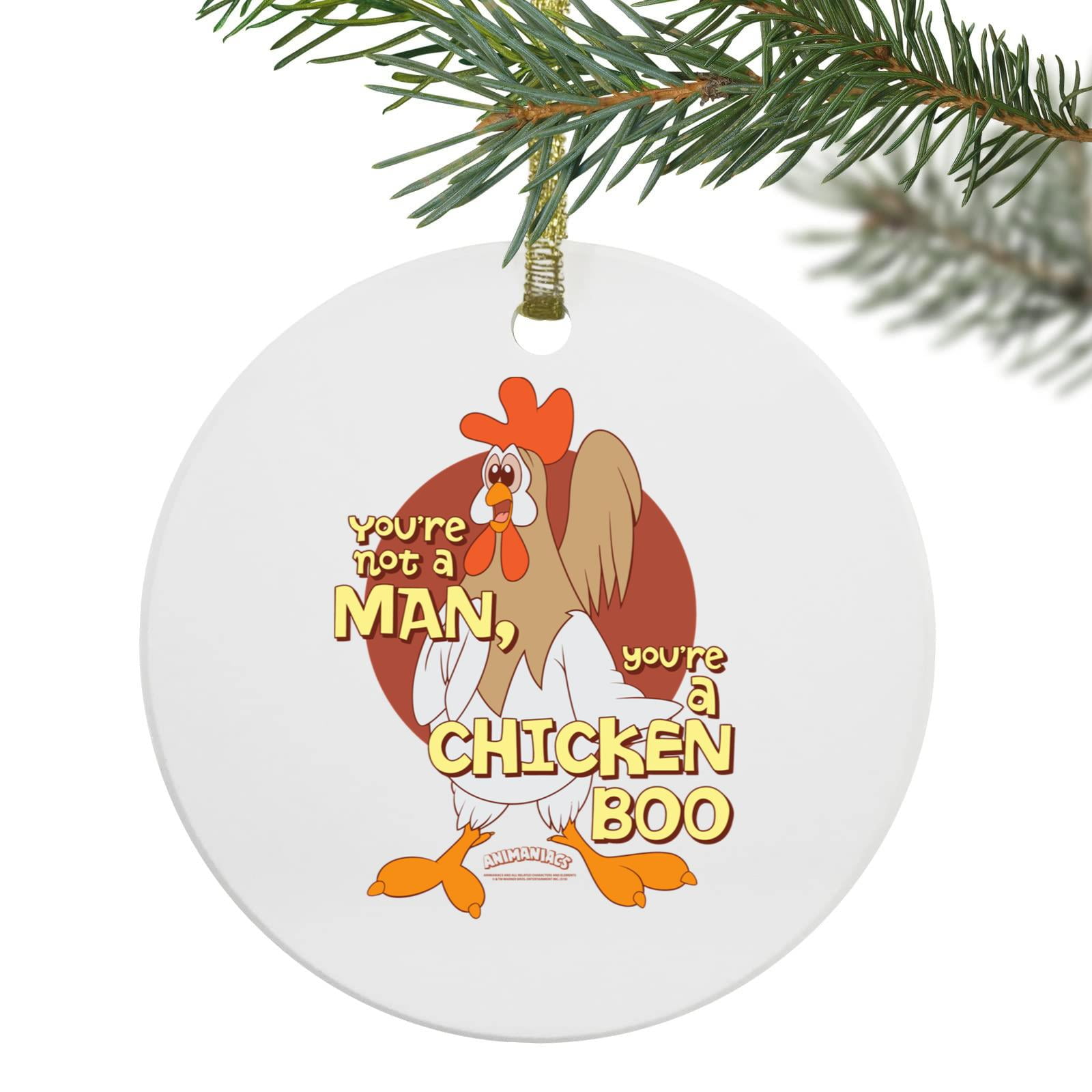Onimhouse Ornament Animaniacs Chicken Boo Mens Tsand, Ornament ...