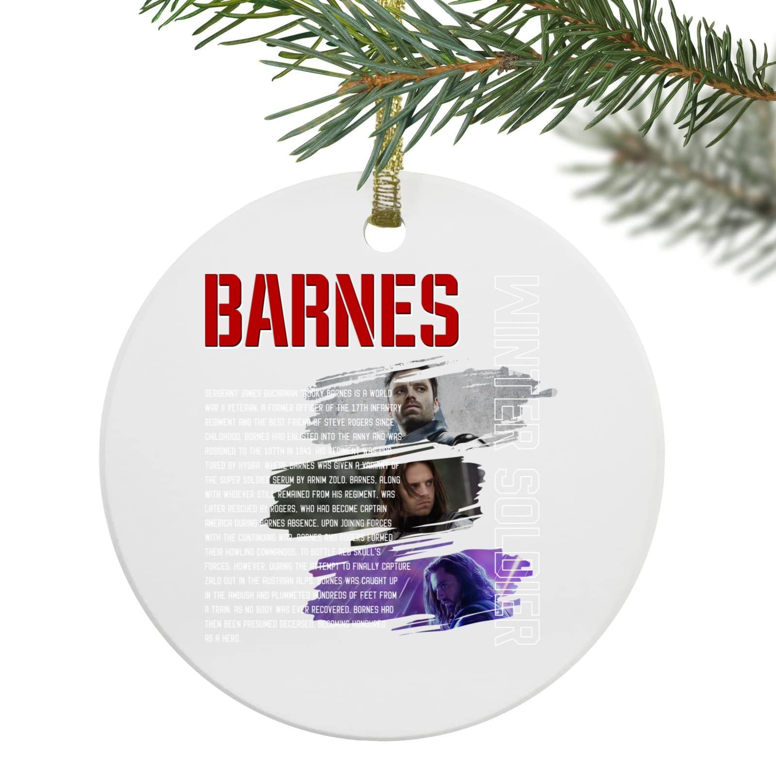 Onimhouse Ornament Bucky Barnes Winter Soldier Sebastian Stan Fan Gifts ...