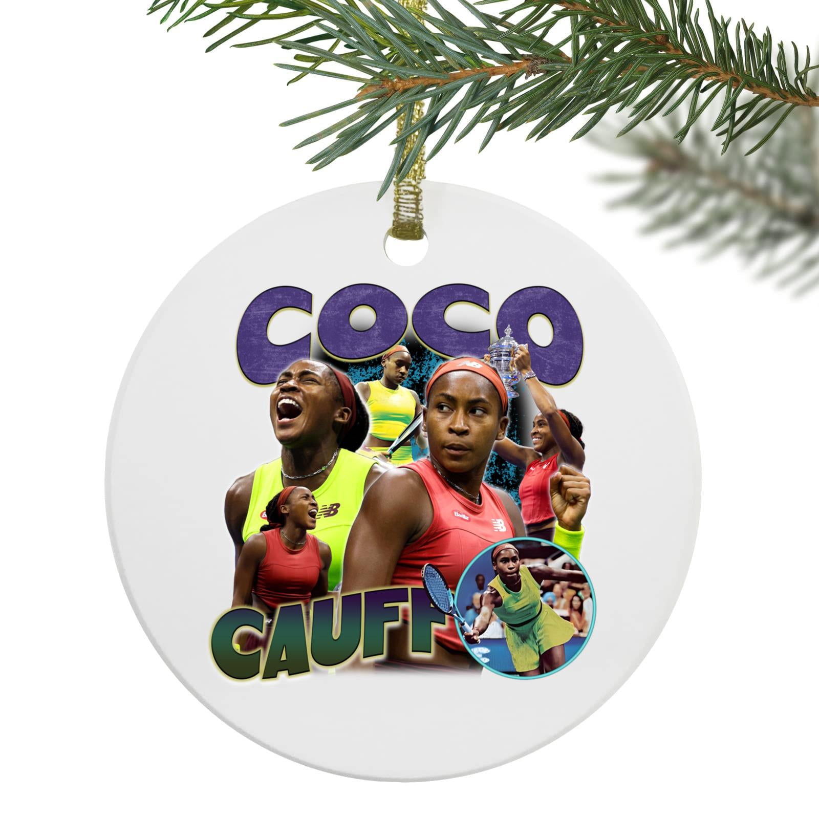 Onimhouse Ornament Coco Gauffvintage Coco Gauff Graphicbootleg 90S Style Overgifts For Him And ...