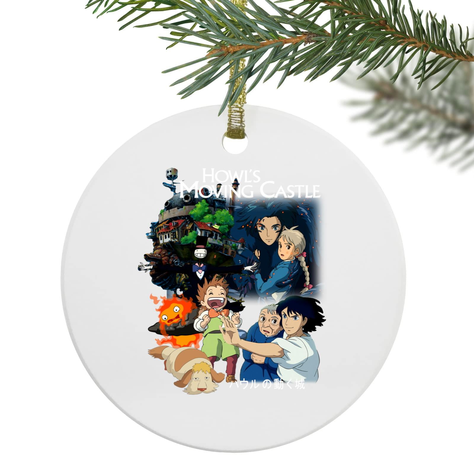 Onimhouse Ornament Howls Moving Castle , Ornament Christmas Gift, 2D ...