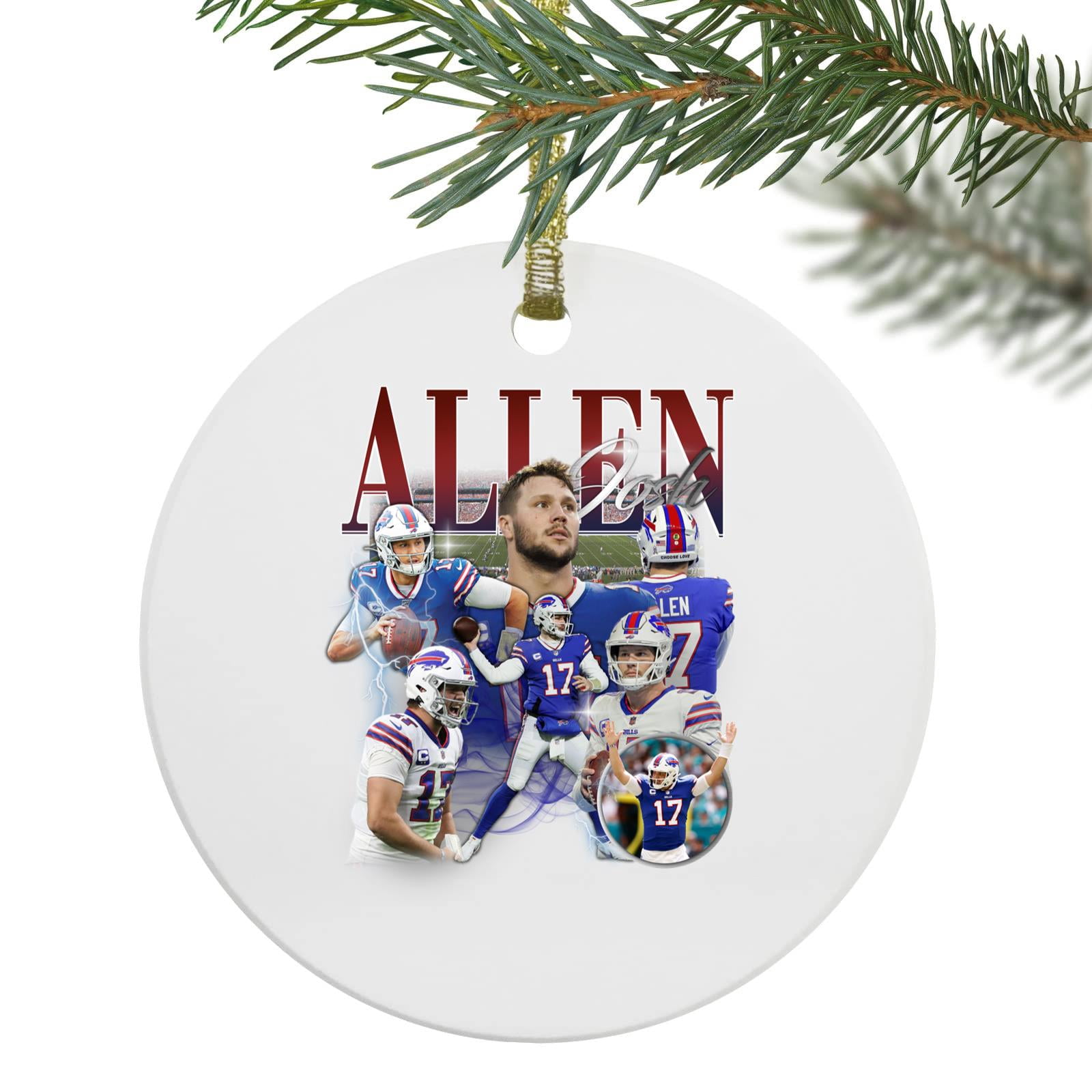 Onimhouse Ornament Josh Allen Buffalo Footb Bills Christmas Gift ...