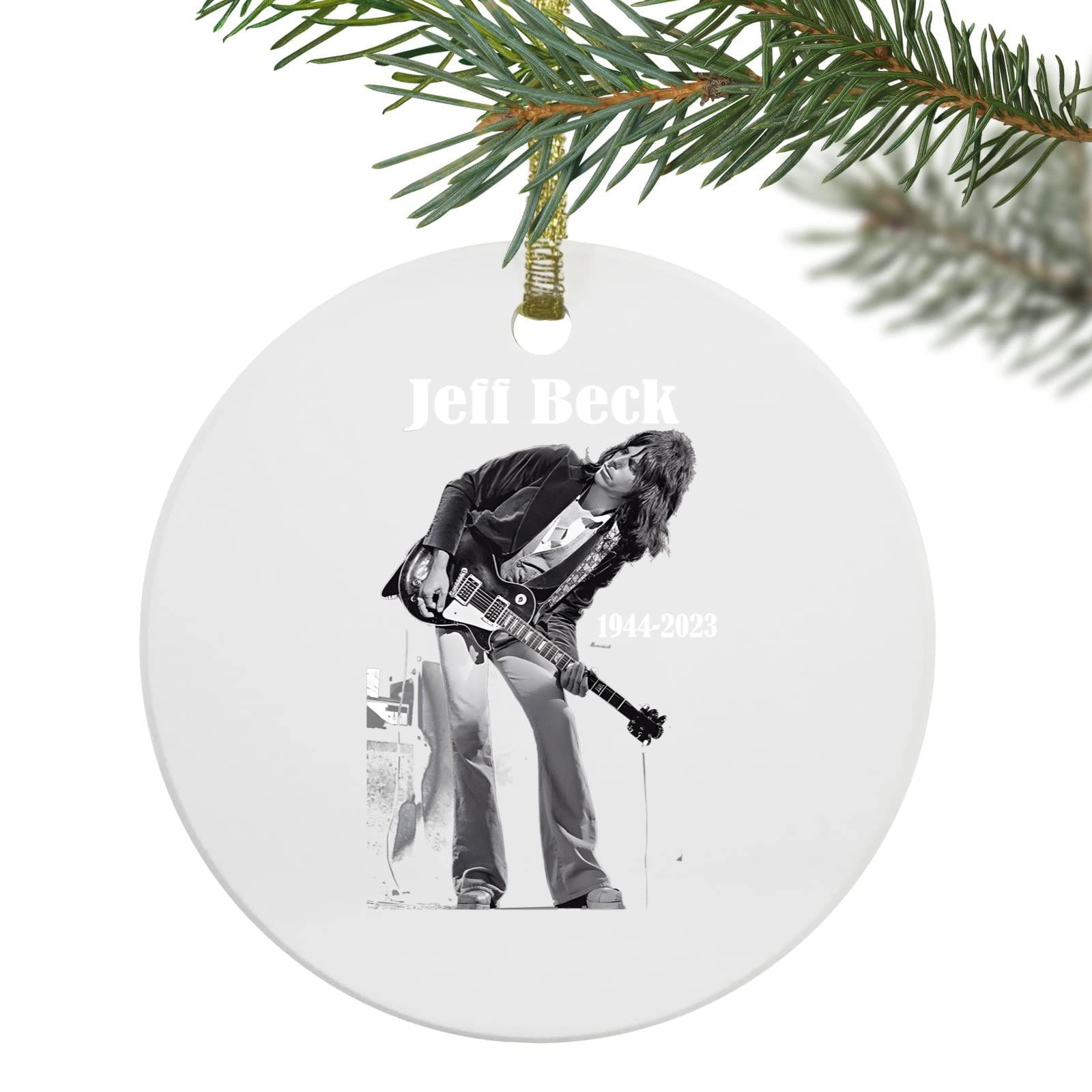 Onimhouse Ornament New Jeff Beck Singer Basic , Ornament Christmas Gift, 2D Flat Round Ceramic ...