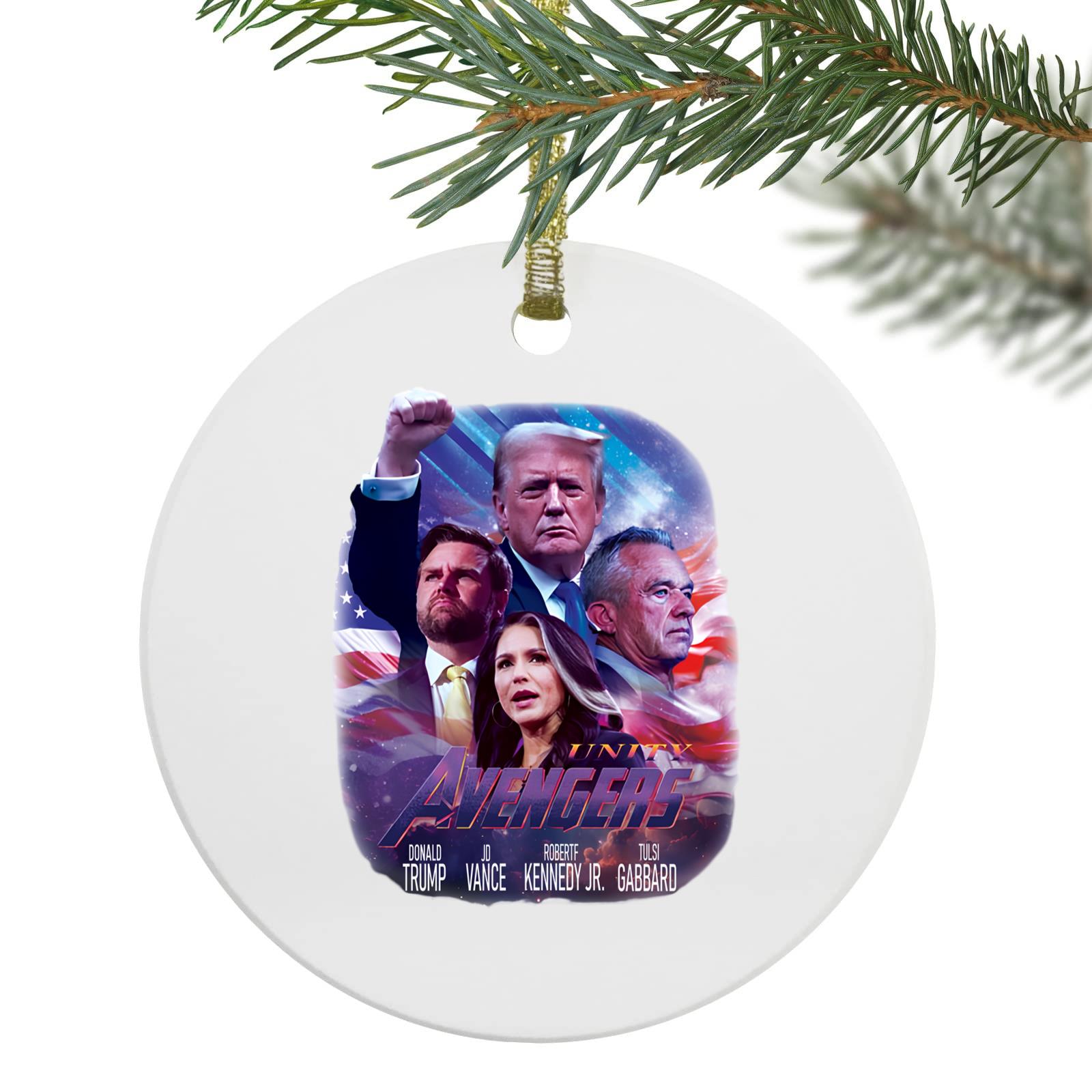 Onimhouse Ornament Trump Vance Kennedy Jr Tulsi Gabbard Unity Avengers ...