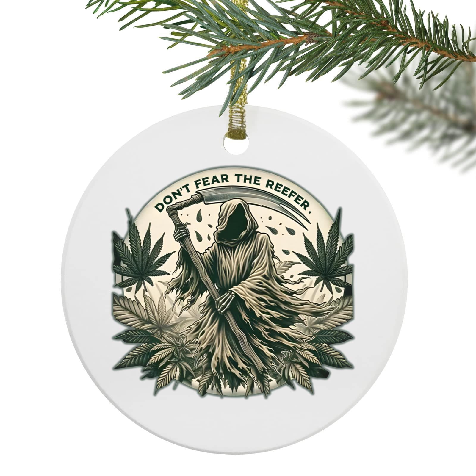 Onimhouse Ornament Tvintage Style Stoner Grim Reaper Don’T Fear The ...