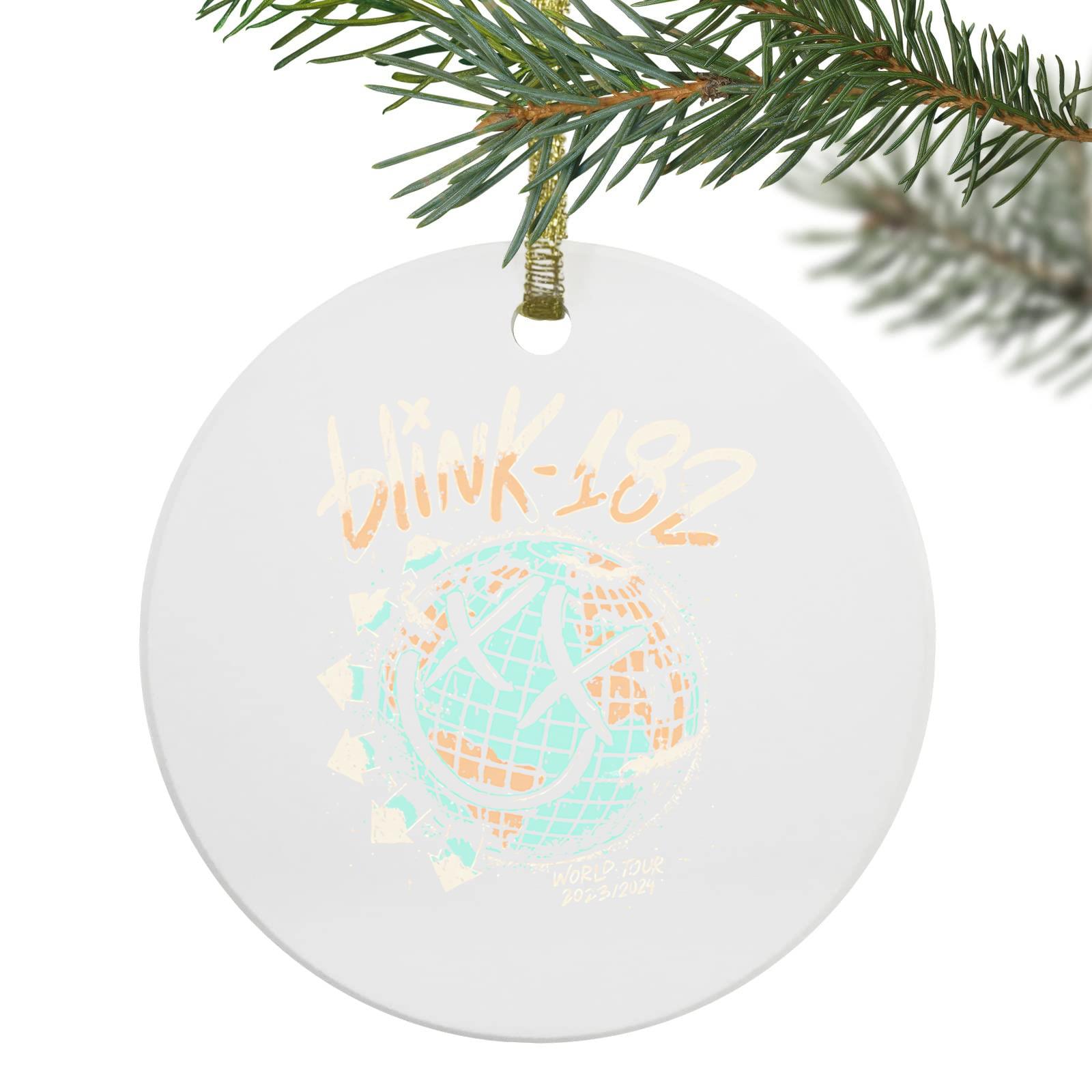 Onimhouse Ornament Vintage 90S Blink 182 The World Tour 2024 2 Sides ...