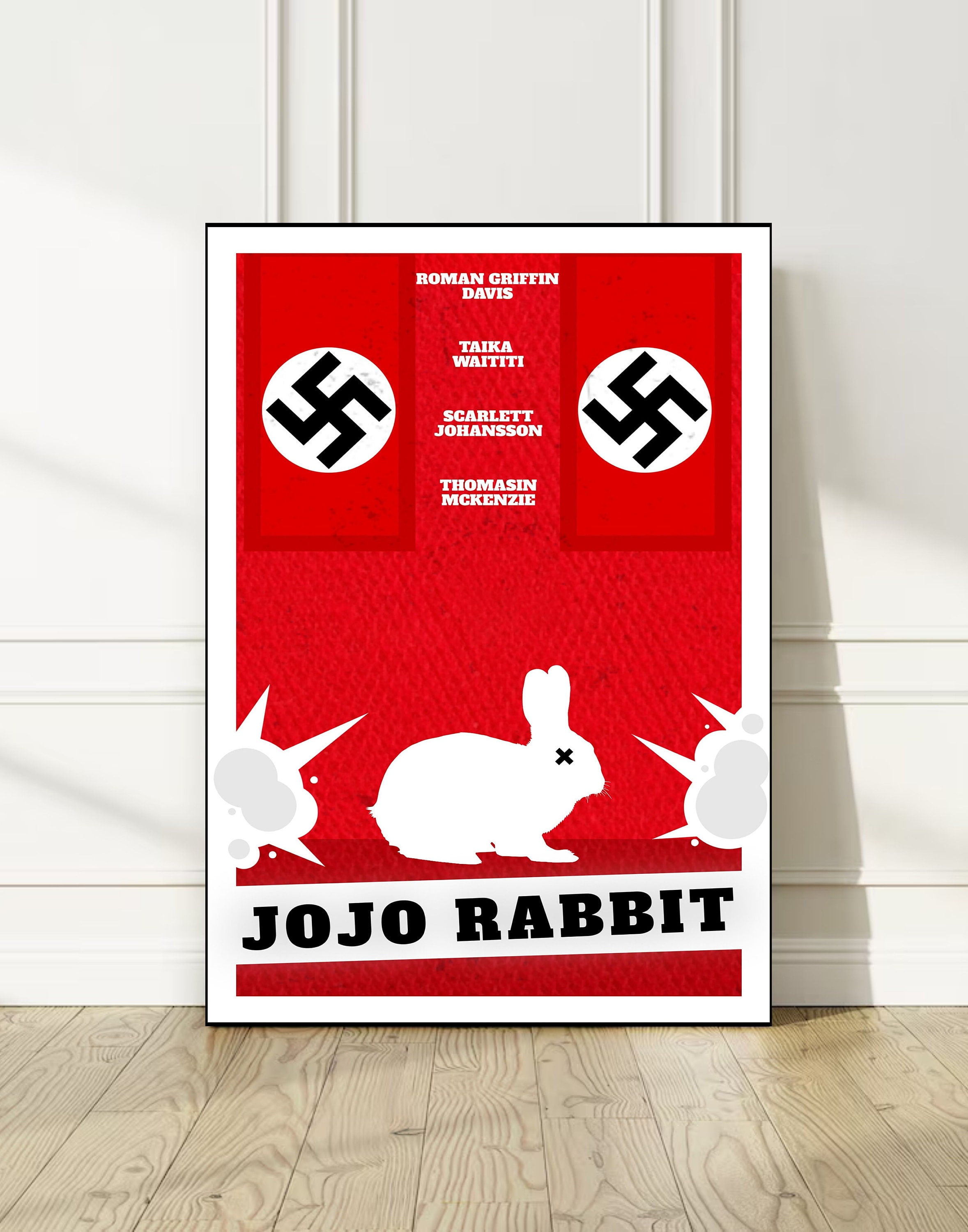 Onimhouse Poster Jojo Rabbit: Minimalist Movie Poster And Script For ...